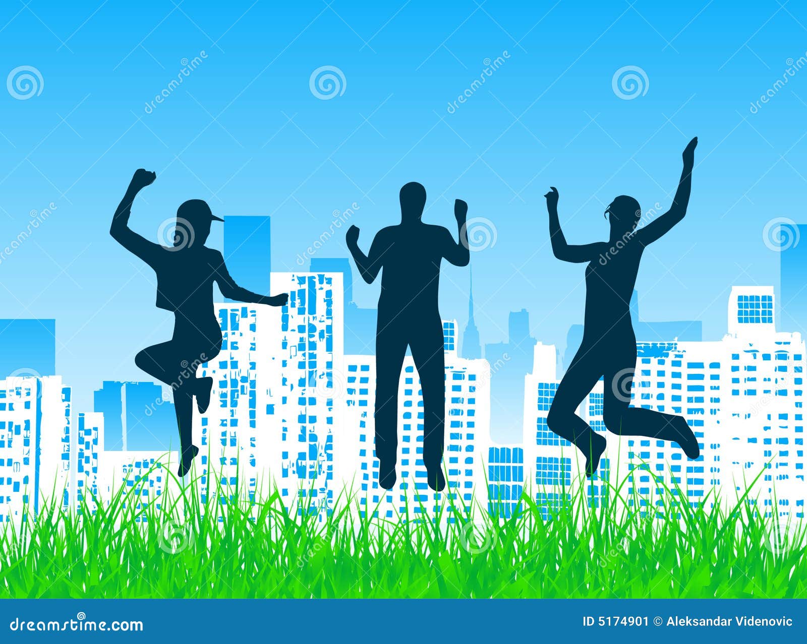 De Mensen Springen Picture. Image: 5174901