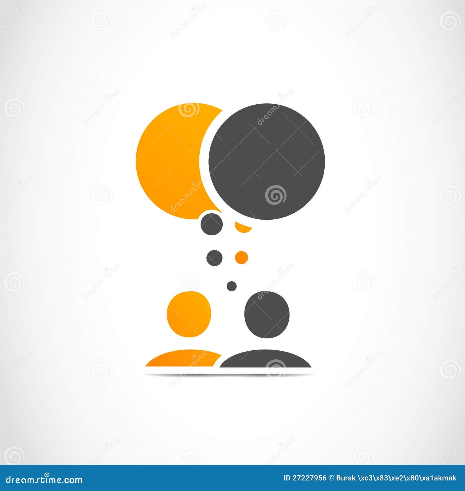 De mensen van het gesprek vector illustratie. Illustration of creatief ...