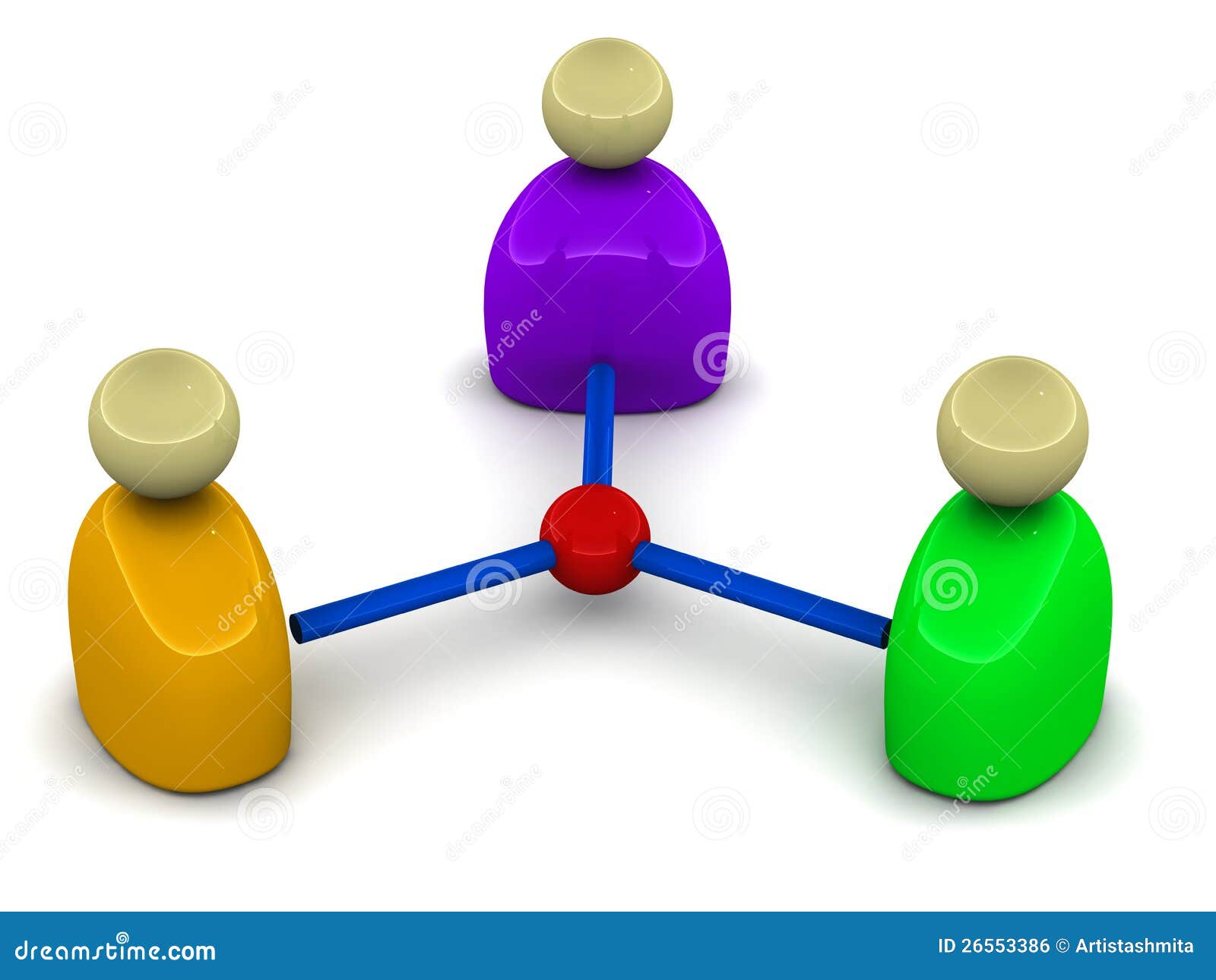 De mensen verbinden stock illustratie. Illustration of mensen - 26553386