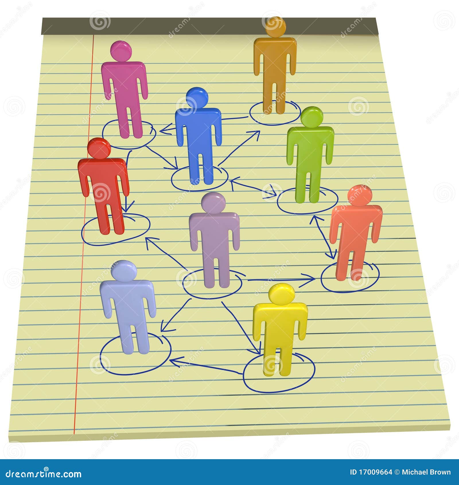 De Mensen Verbinden Bedrijfsnetwerk Wettelijk Document Stock ...