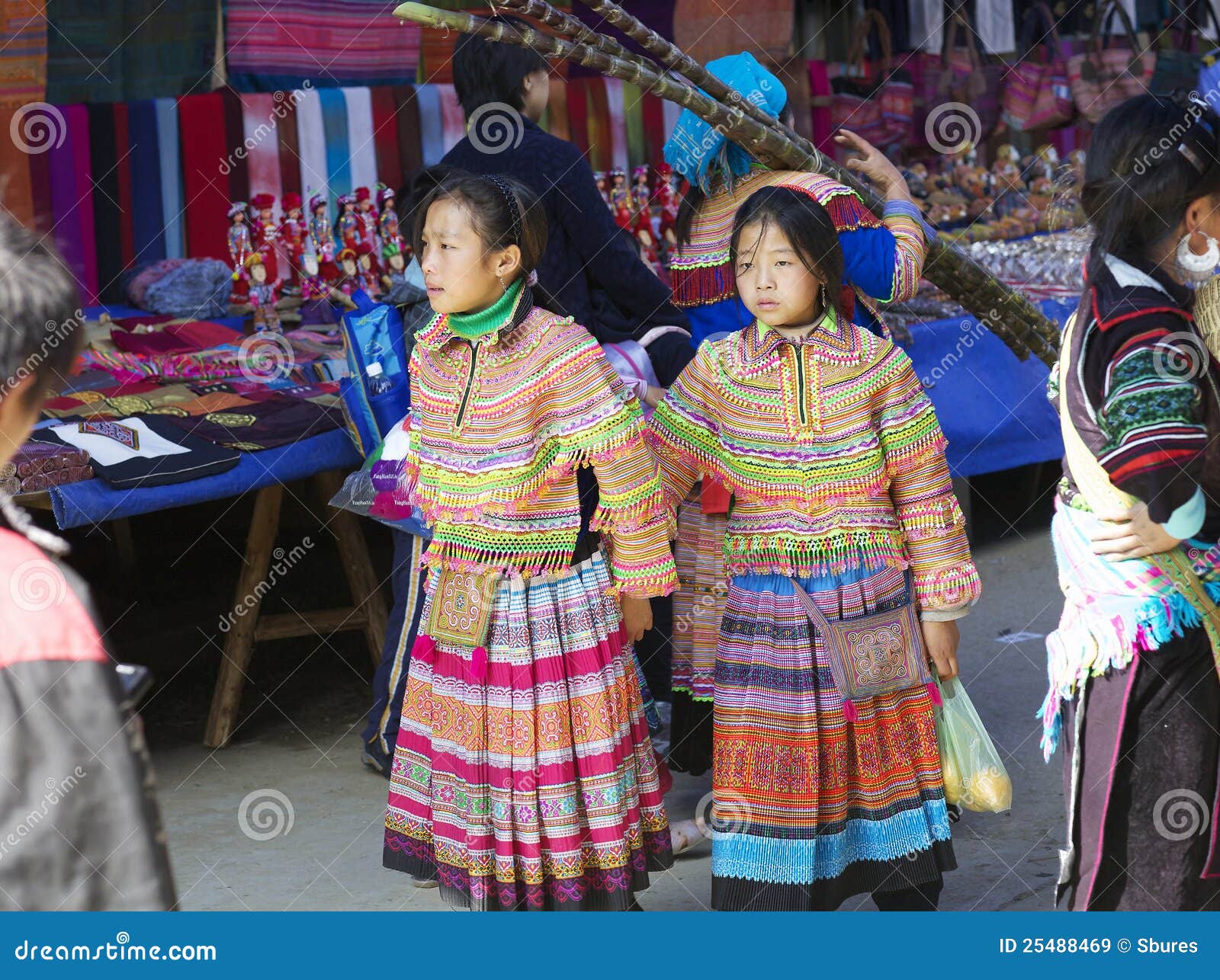 De Mensen Vietnam Van De Minderheid Van Hmong Van De Bloem Redactionele ...