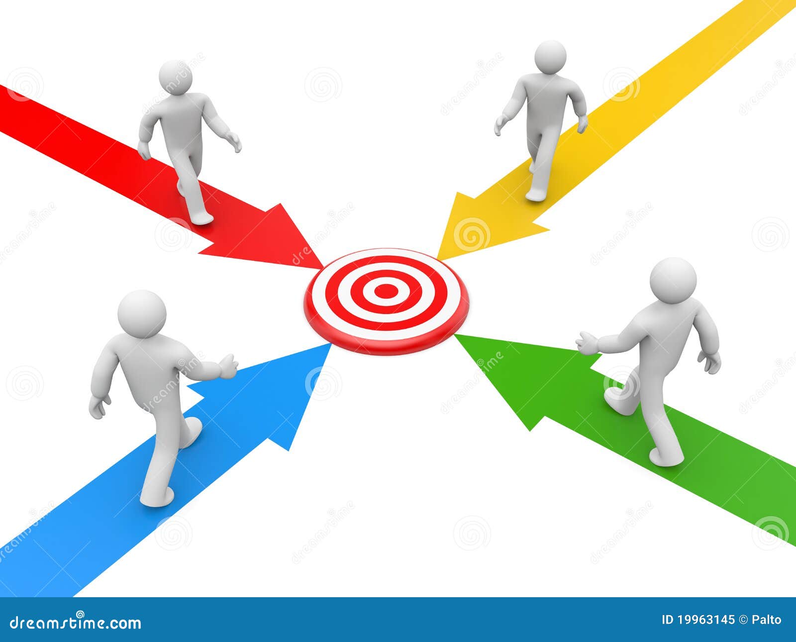 De Metafoor Van Het Vennootschap of Van De Concurrentie Stock ...