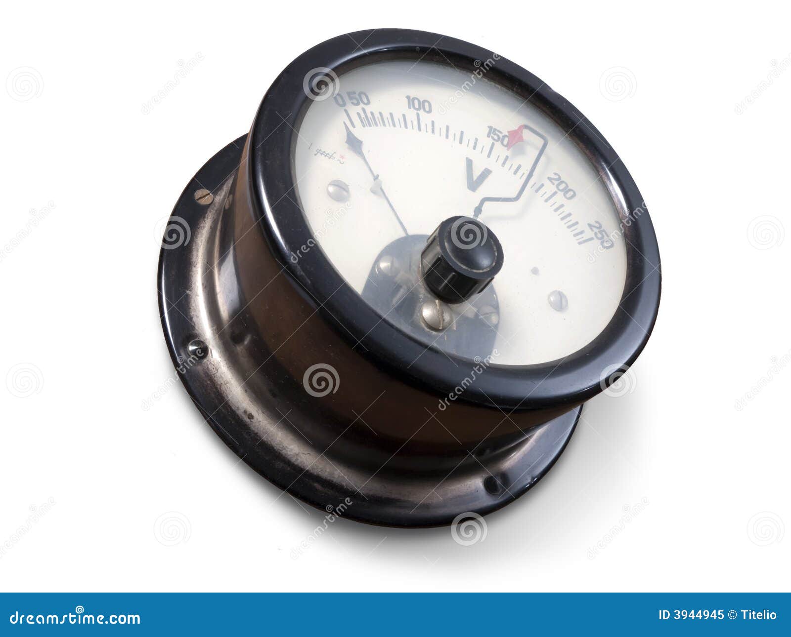 De Meter Van De Elektriciteit Stock Afbeelding - Image of ampère ...