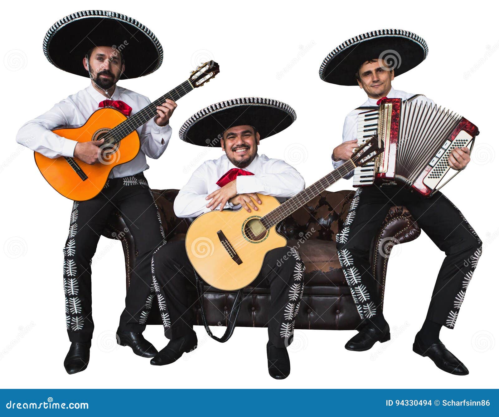 De Mexicaanse Band Van Musicimariachi Stock Foto - Image of mannetje ...