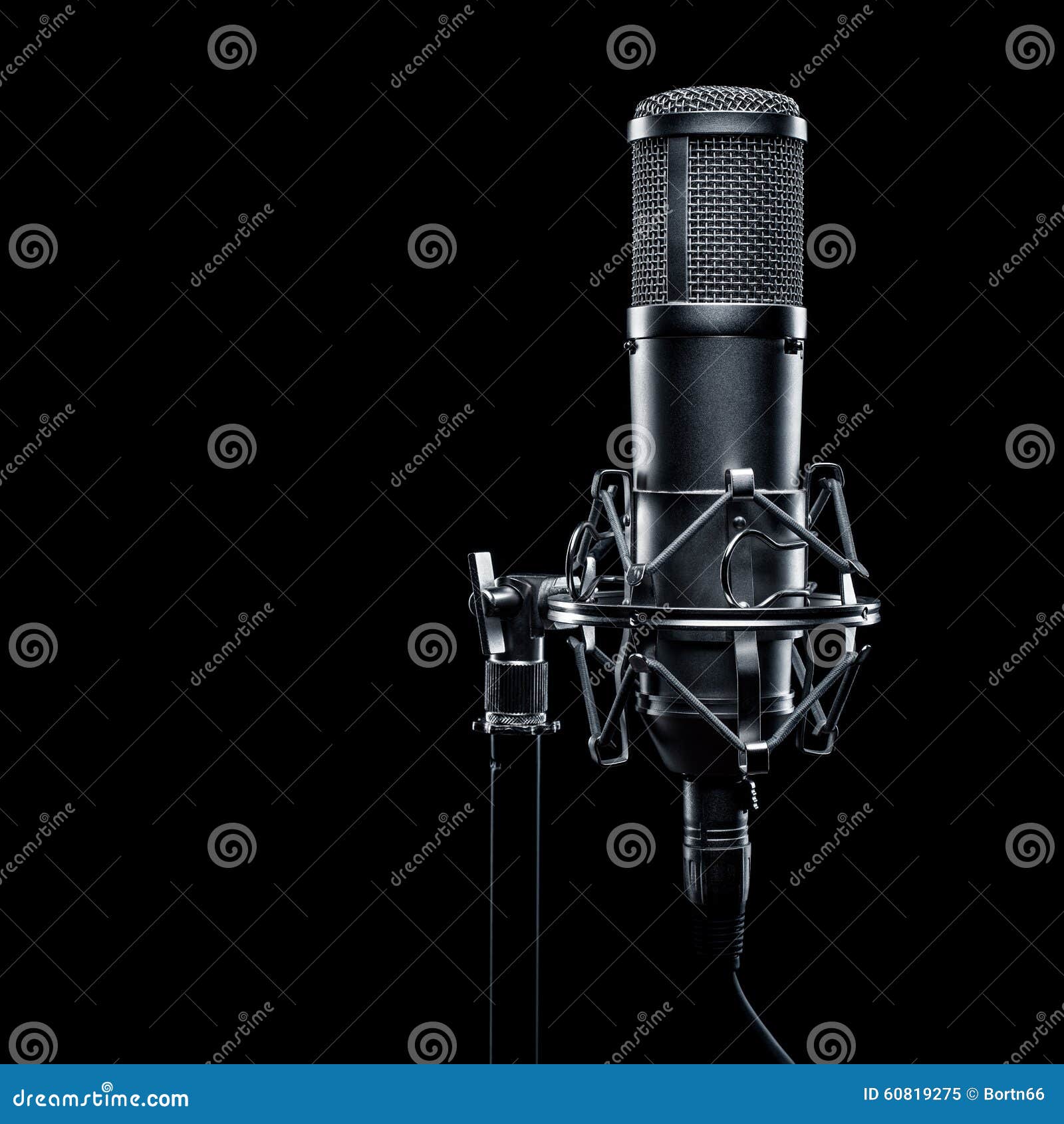 De microfoon van de studio stock afbeelding. Image of technologie ...