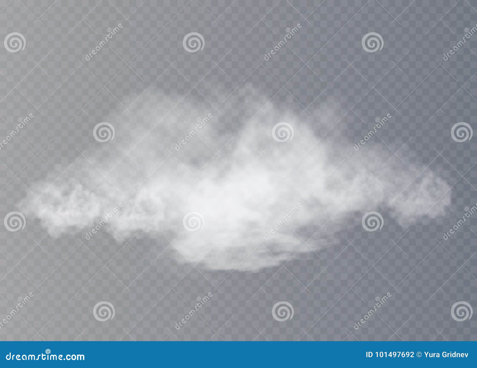 De Mist of De Rook Isoleerde Transparant Speciaal Effect Witte ...