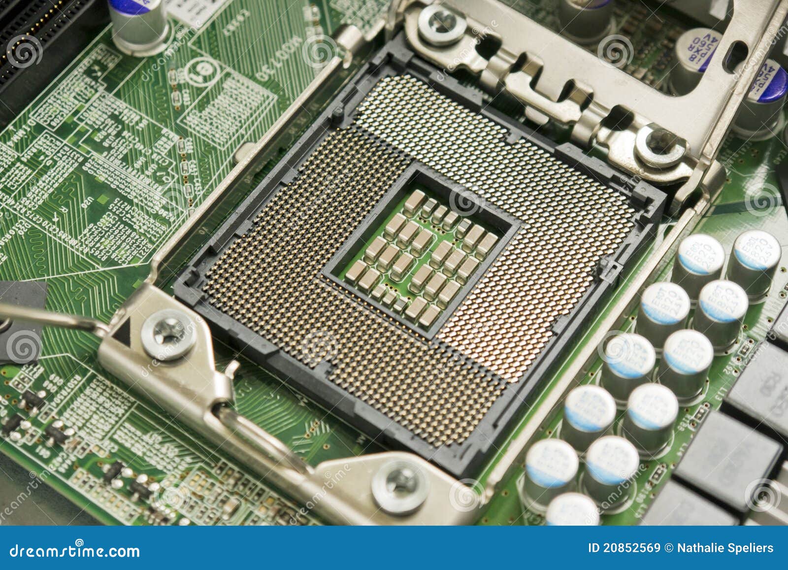 De Moderne Contactdoos Van Cpu Stock Afbeelding - Image of onderdeel ...