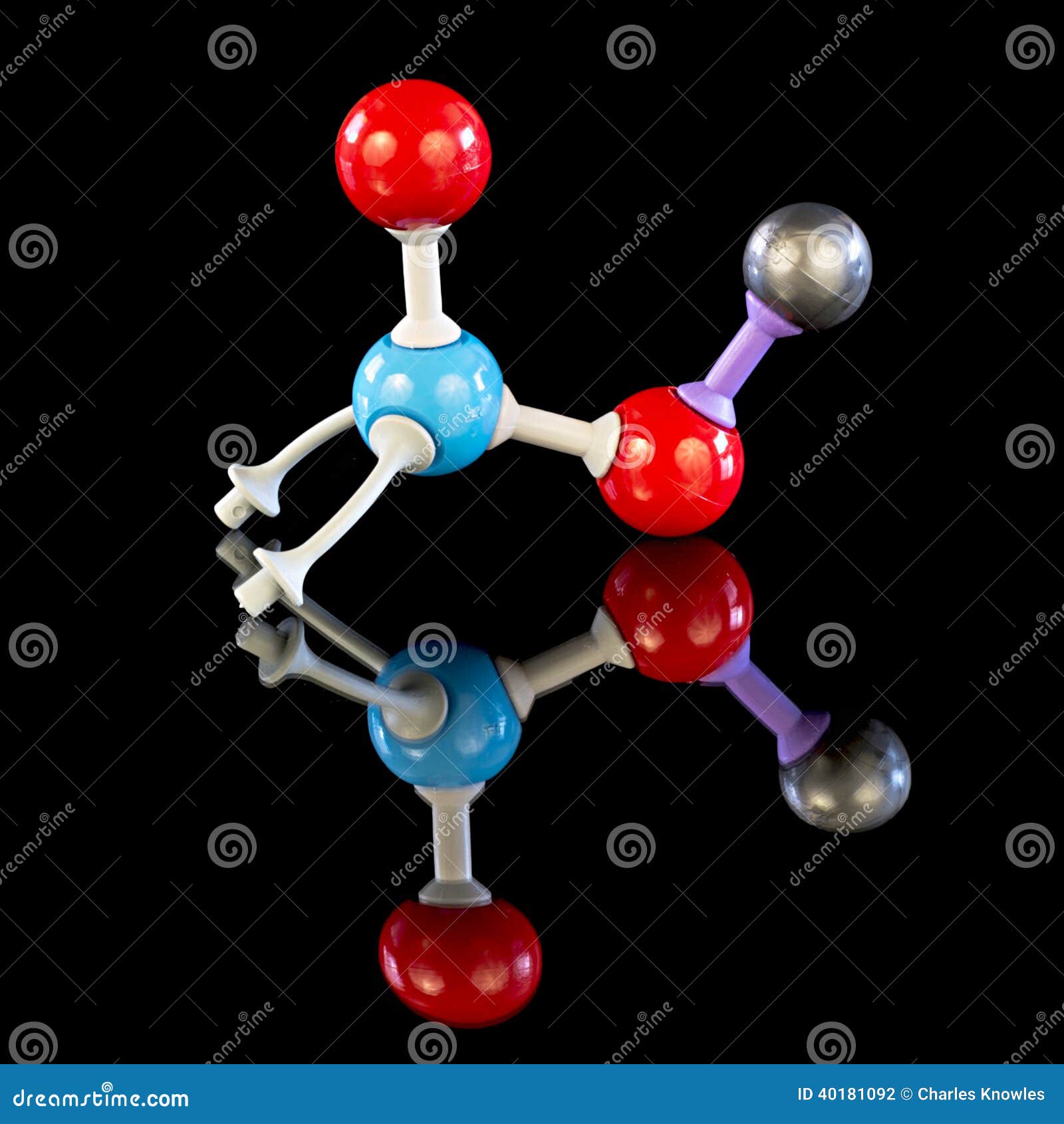 De Moleculemodel Van Het Kaliumnitraat Stock Foto - Image of nitraat ...