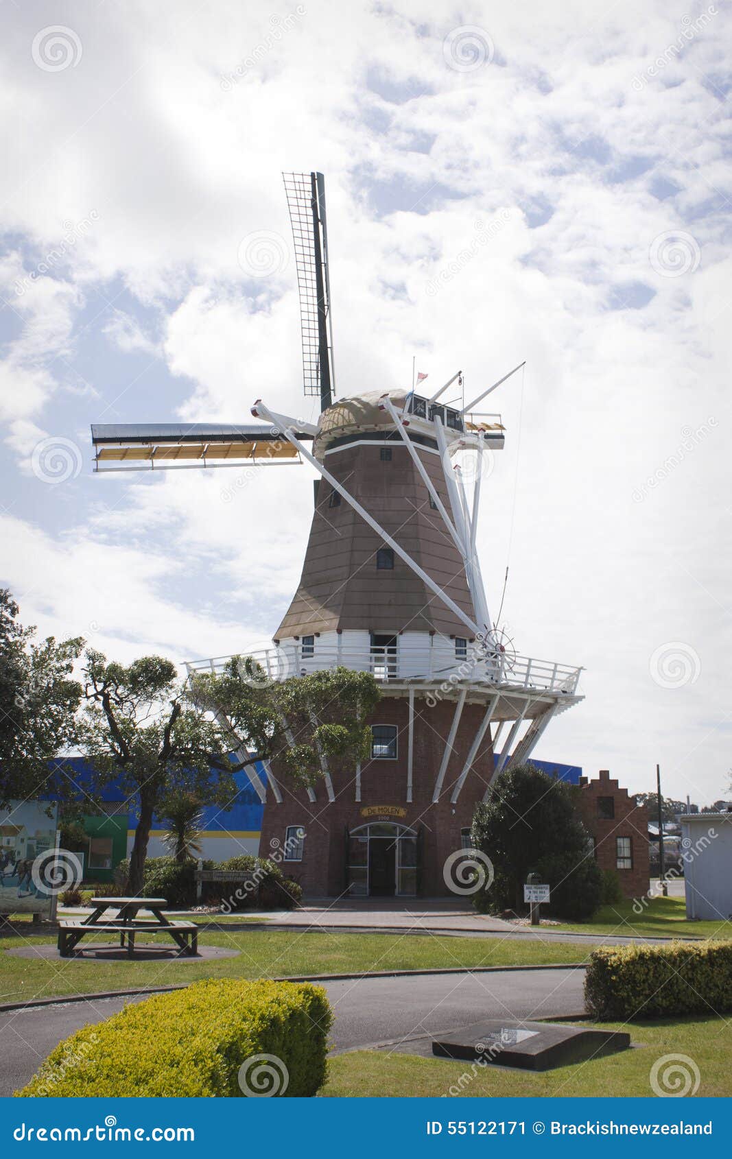 De Molen Windmill, Foxton stockbild. Bild von tourismus - 55122171