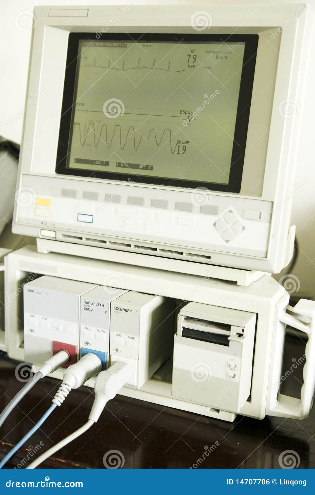 De monitor van het hart stock foto. Image of hart, gevaarlijk - 14707706