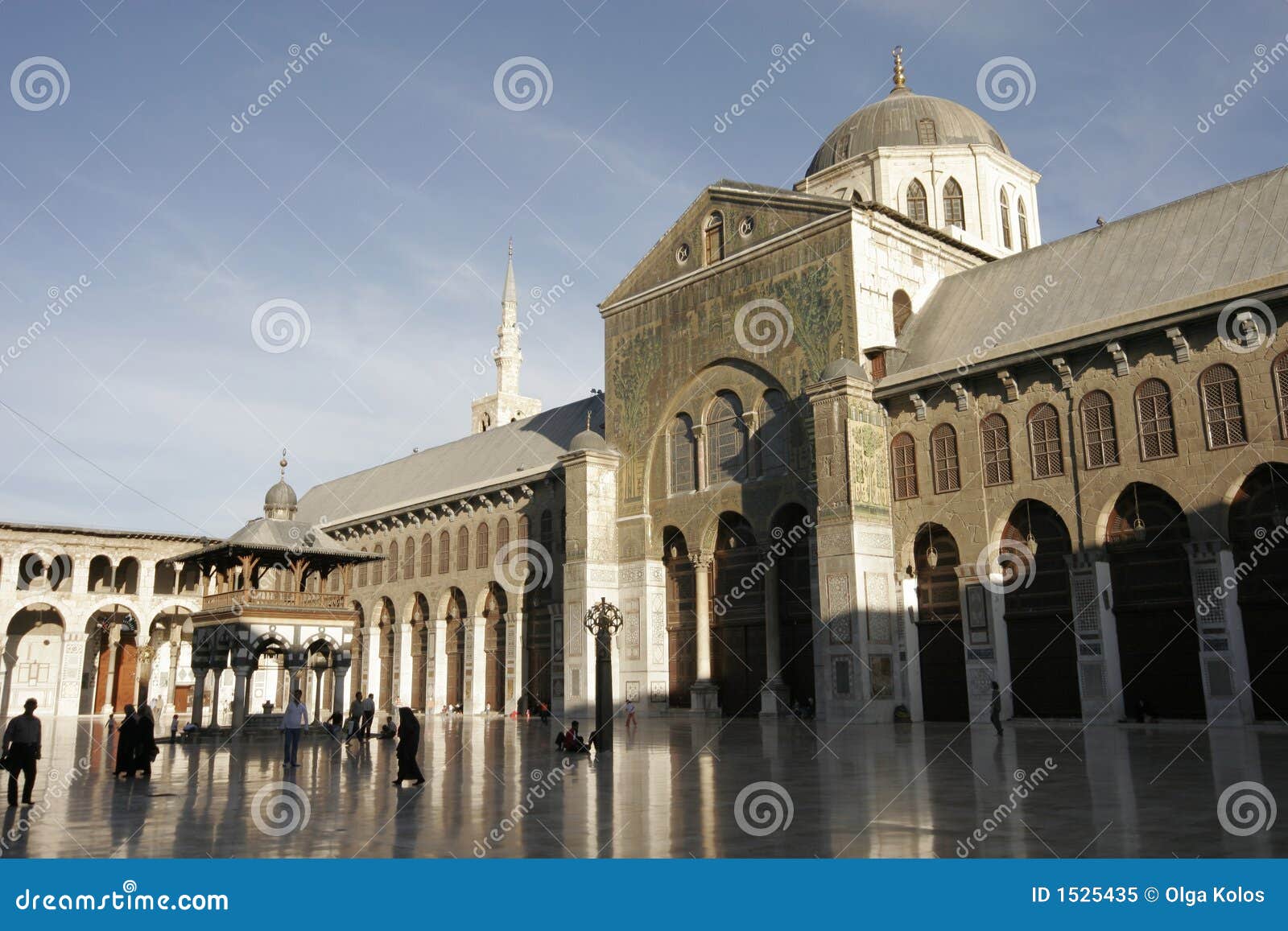 De Moskee Van Umayyad in Damascus Redactionele Afbeelding - Image of ...