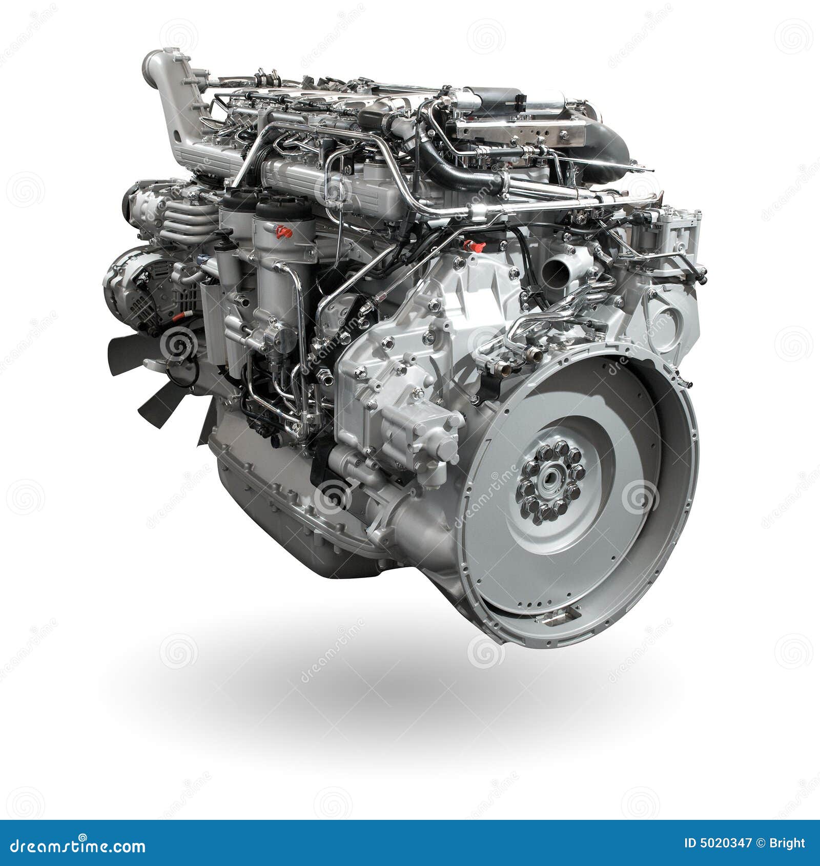 De Motor Van De Vrachtwagen Stock Afbeelding - Image of torsie, motor ...