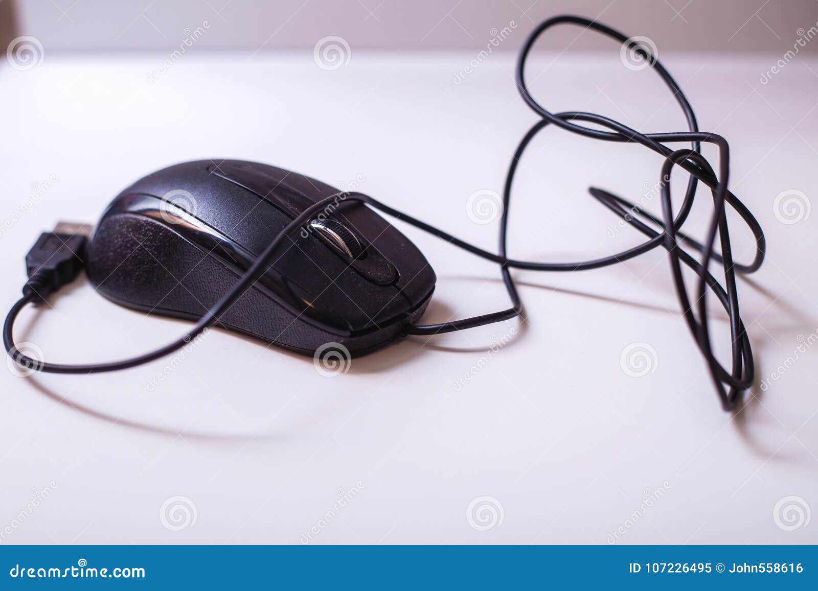 De muis stock afbeelding. Image of aansluting, elektronika - 107226495