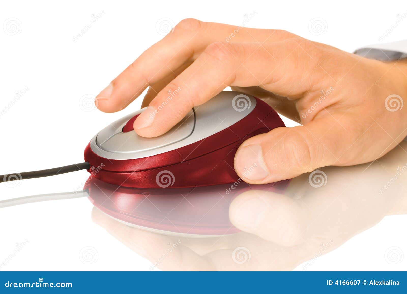 De Muis En De Hand Van De Computer Stock Afbeelding - Image of netto ...