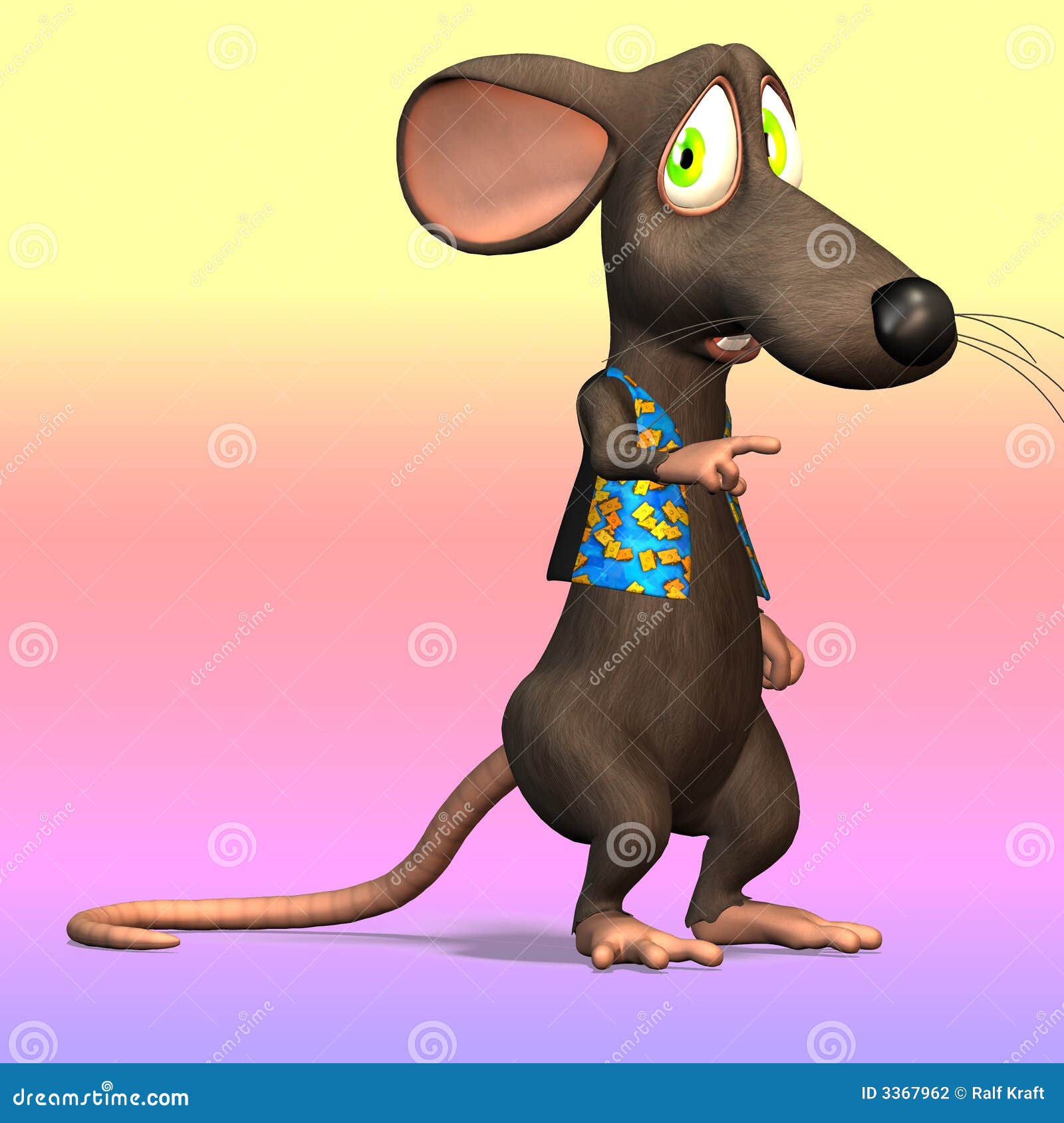 De Muis Van Het Beeldverhaal of Rat #07 Stock Illustratie ...