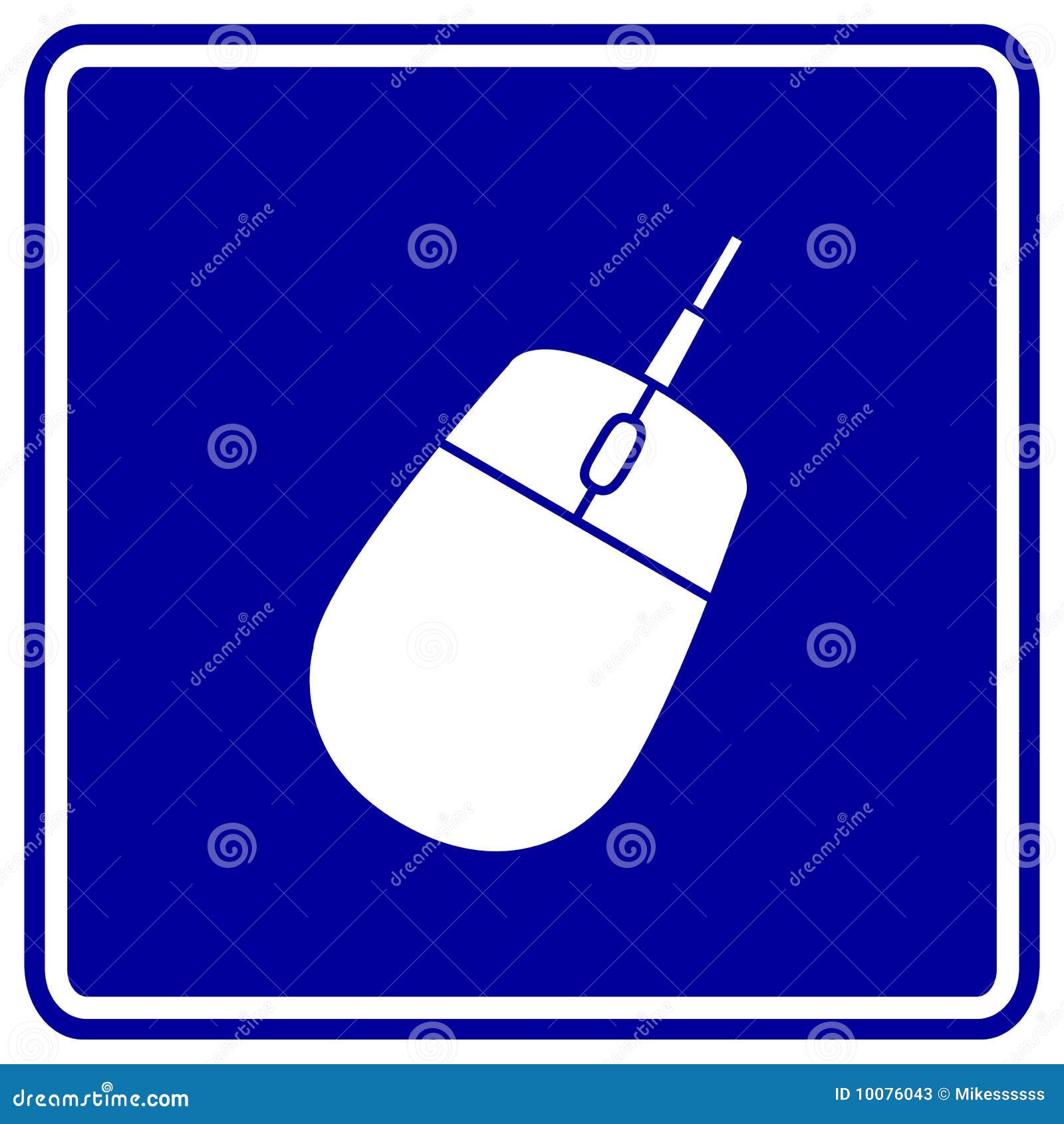 De Muis Vectorteken Van De Computer Vector Illustratie - Illustration ...