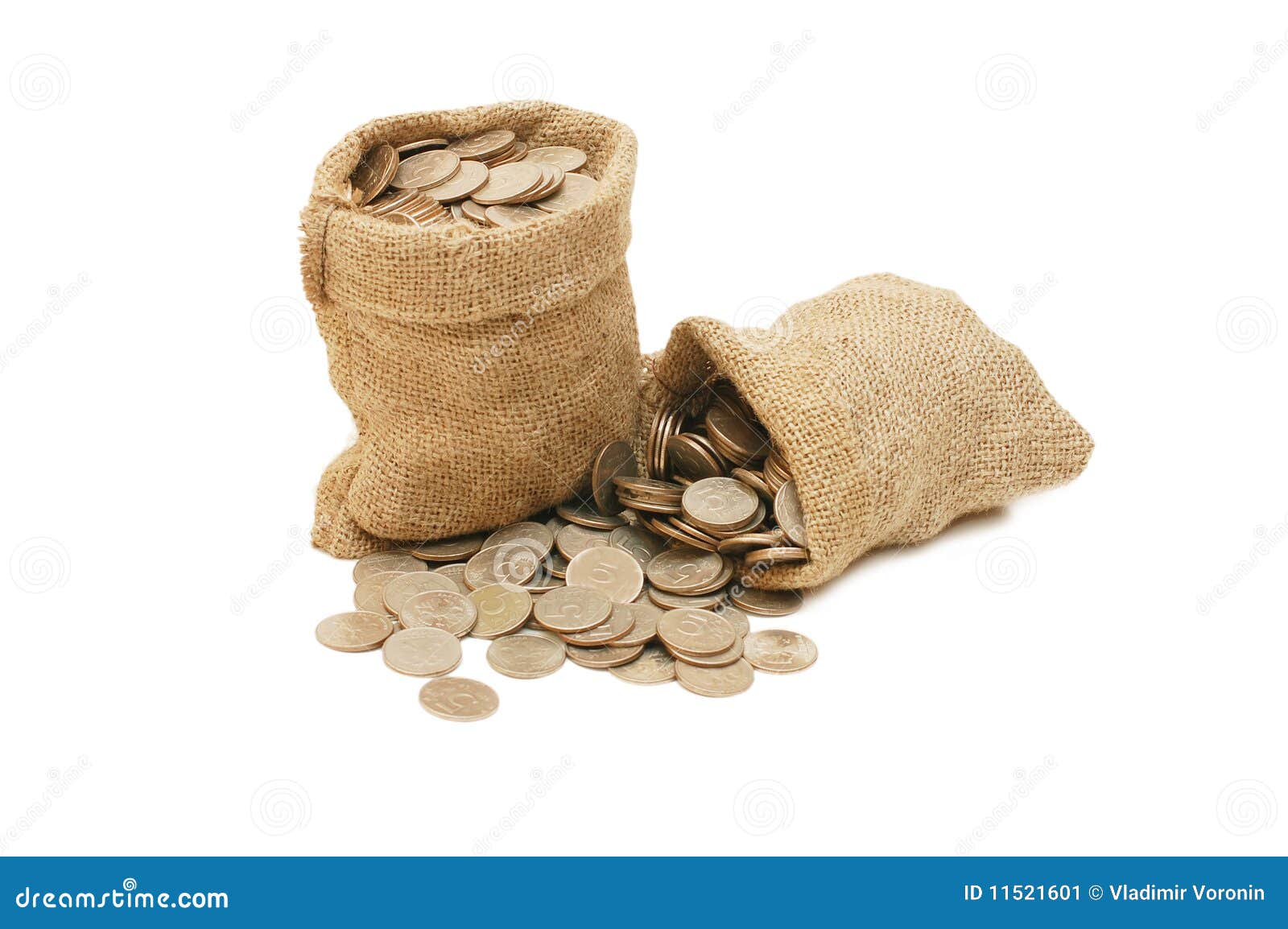 De Muntstukken Van Het Geld in Zak Stock Afbeelding - Image of ...