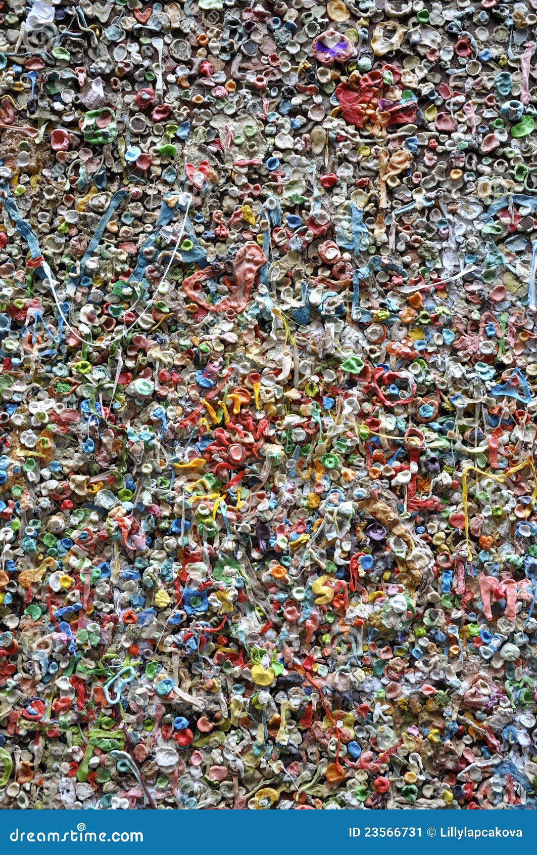 De Muur van de gom stock afbeelding. Image of gebruikt - 23566731