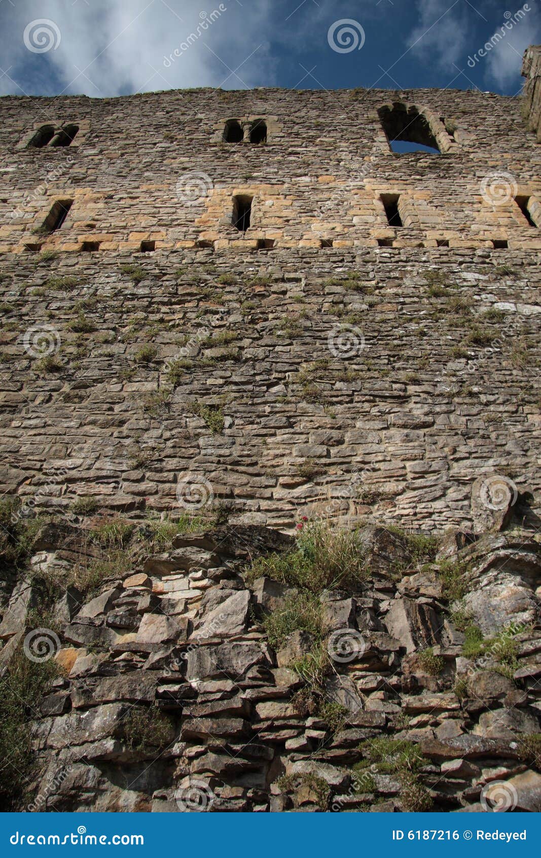 De Muur van het kasteel stock foto. Image of rotsen, rotsachtig - 6187216
