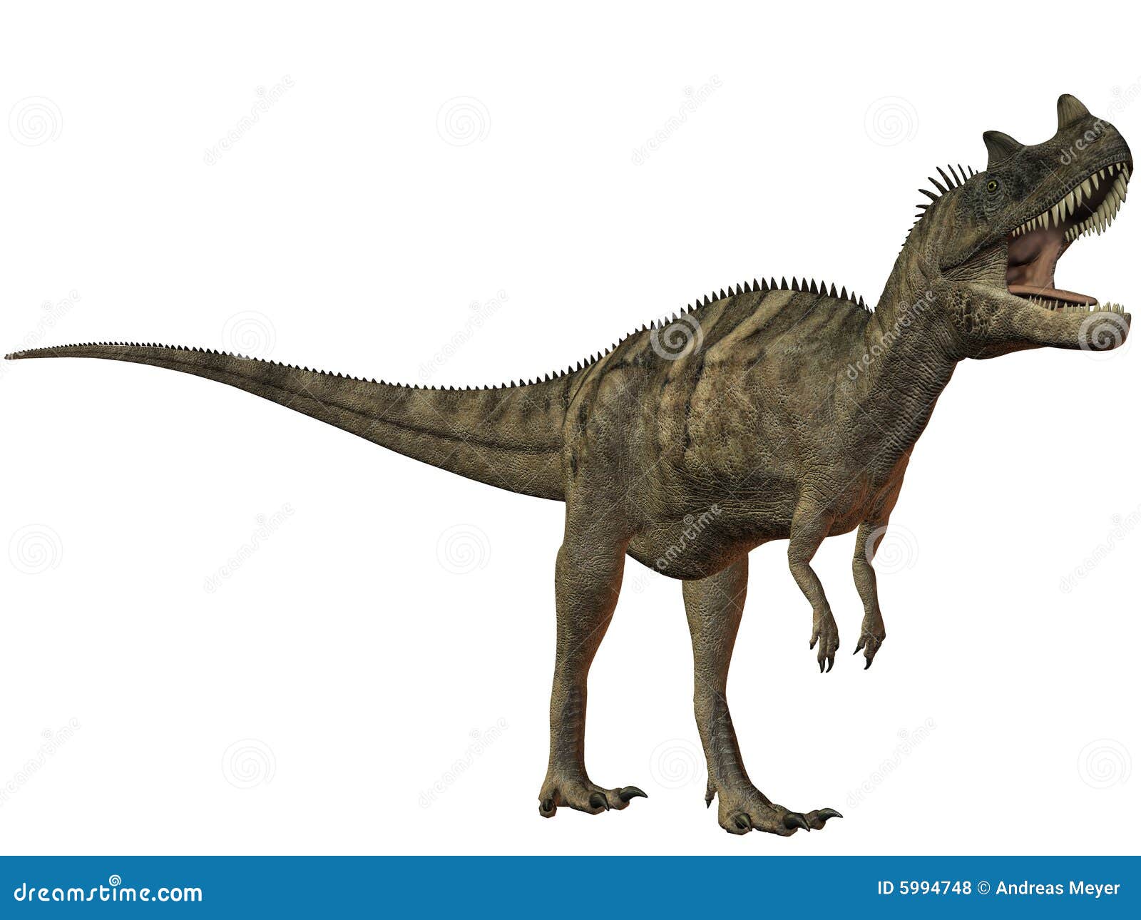 De Nasicornis-3D Dinosaurus Van Ceratosaurus Stock Illustratie ...