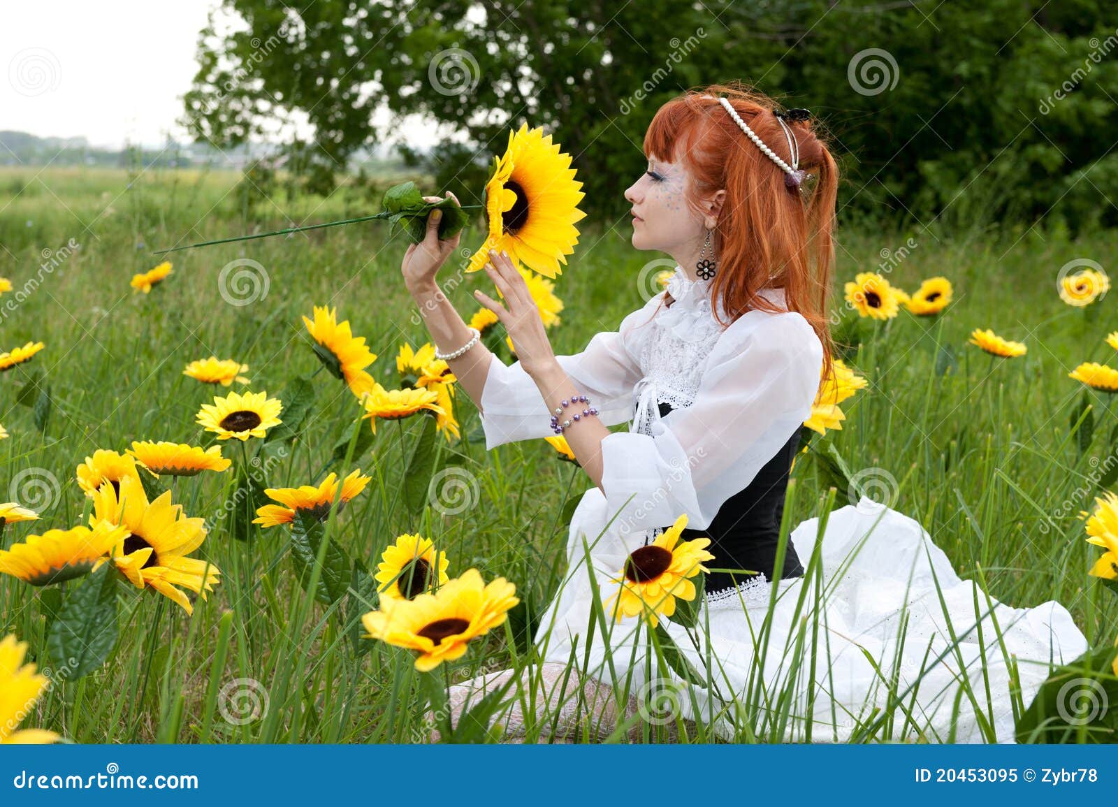 De nimf van de fee stock afbeelding. Image of zuiverheid - 20453095