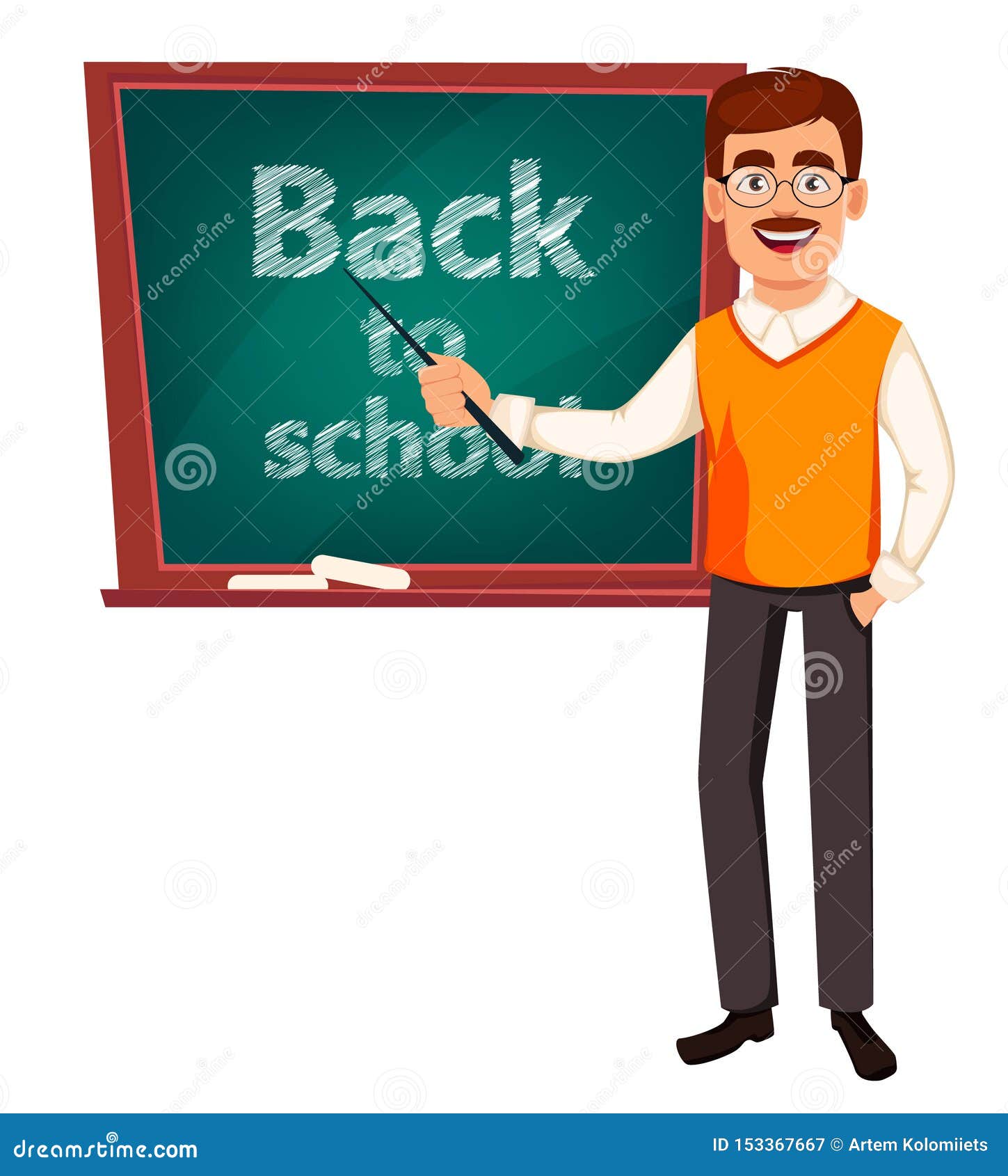 De Nuevo a Escuela Personaje De Dibujos Animados Del Hombre Del ... De Nuevo a Escuela Personaje De Dibujos Animados Del Hombre Del ...