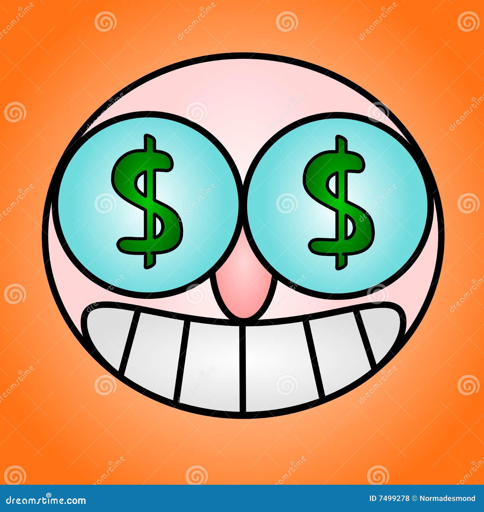 De ogen van dollars stock illustratie. Illustration of geld - 7499278