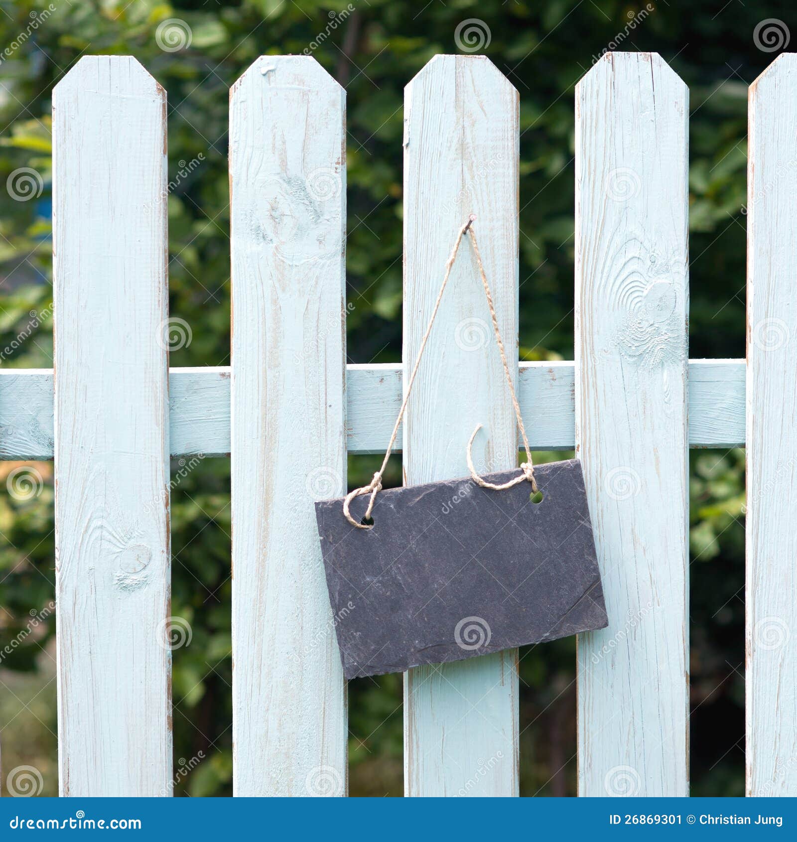 De Omheining Van De Tuin, Lei Stock Afbeelding - Image of tuinman ...