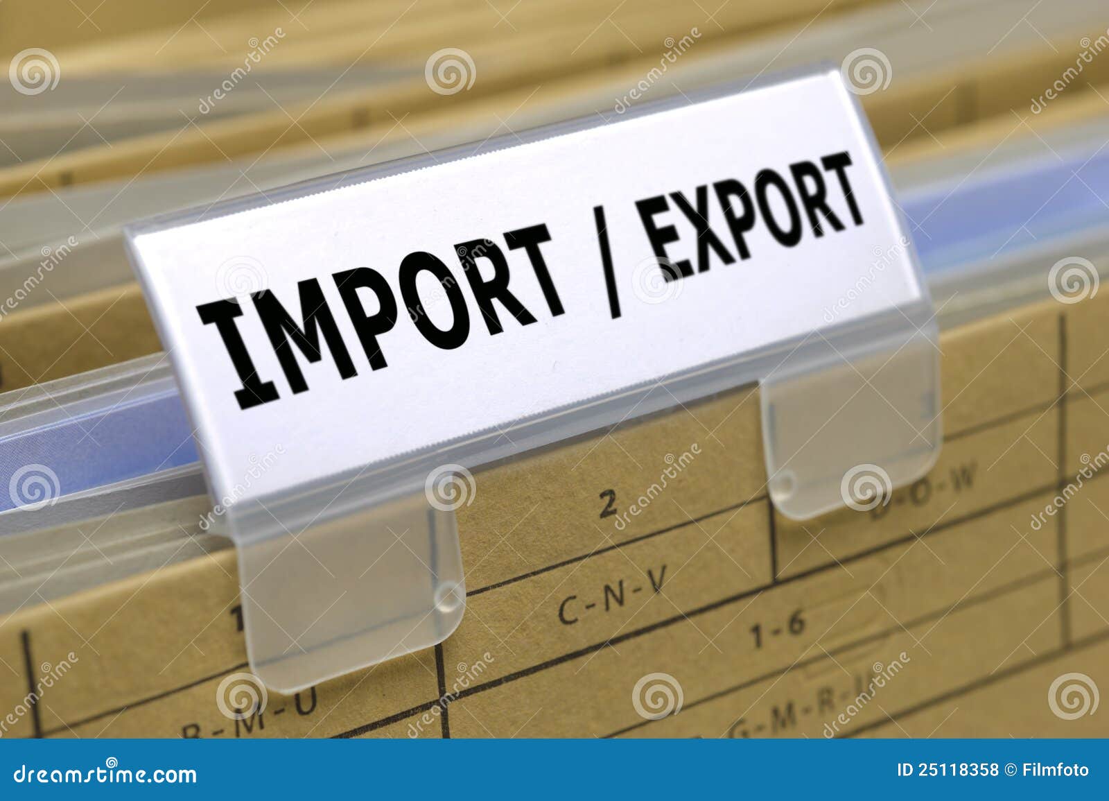 De Omslag Van De Invoer-uitvoer Stock Foto - Image of financiën ...