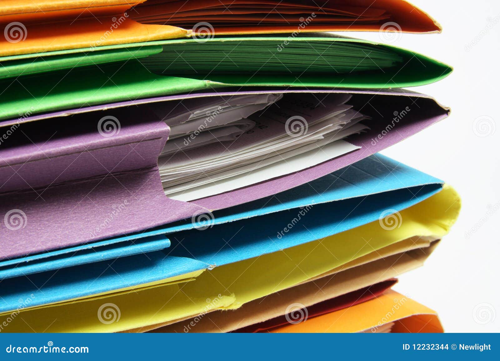 De Omslagen Van Het Document Stock Foto - Image of dossiers, omslagen ...