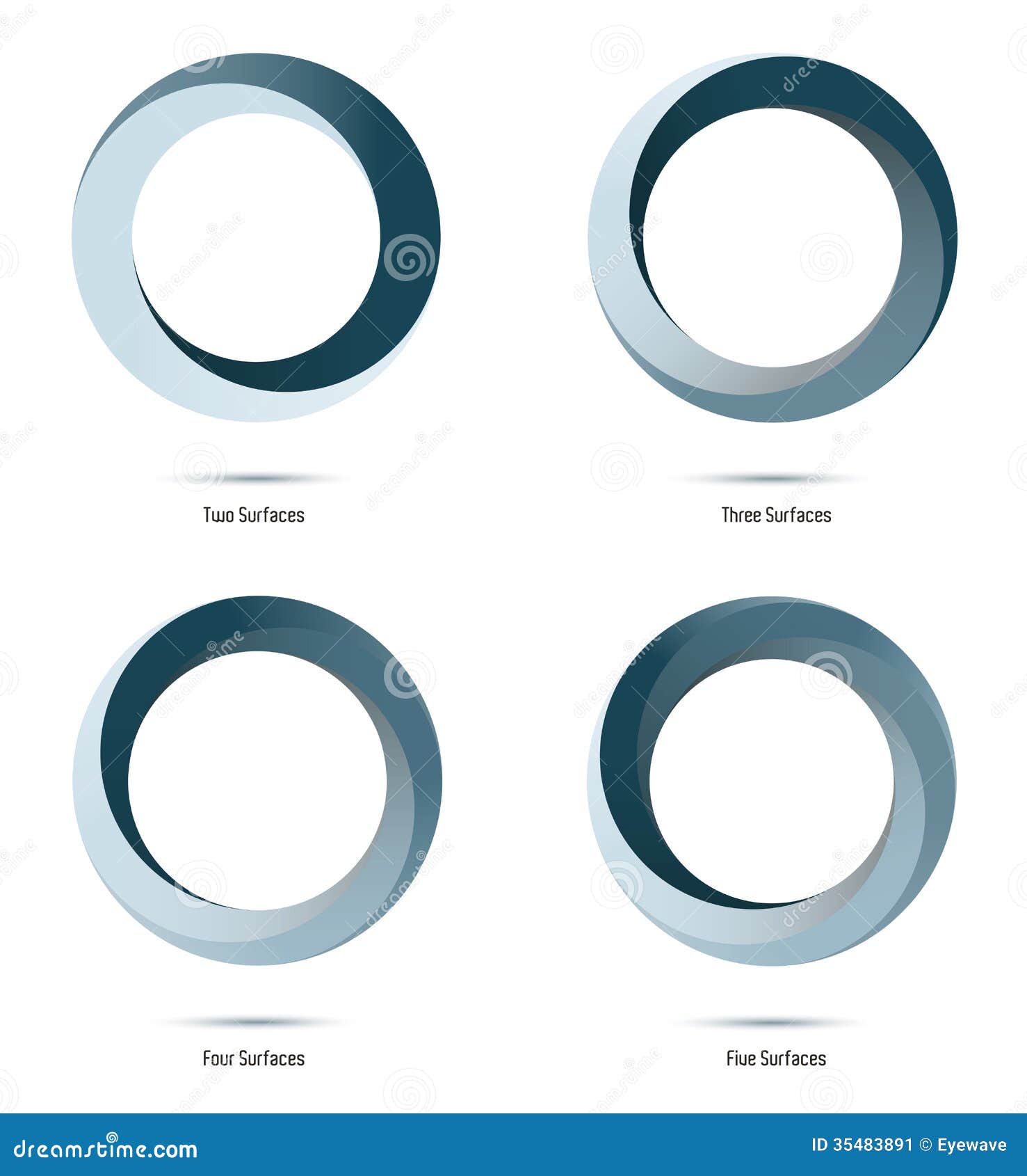 De Oneindige Elementen Van Het Lijn Vectorontwerp Vector Illustratie ...