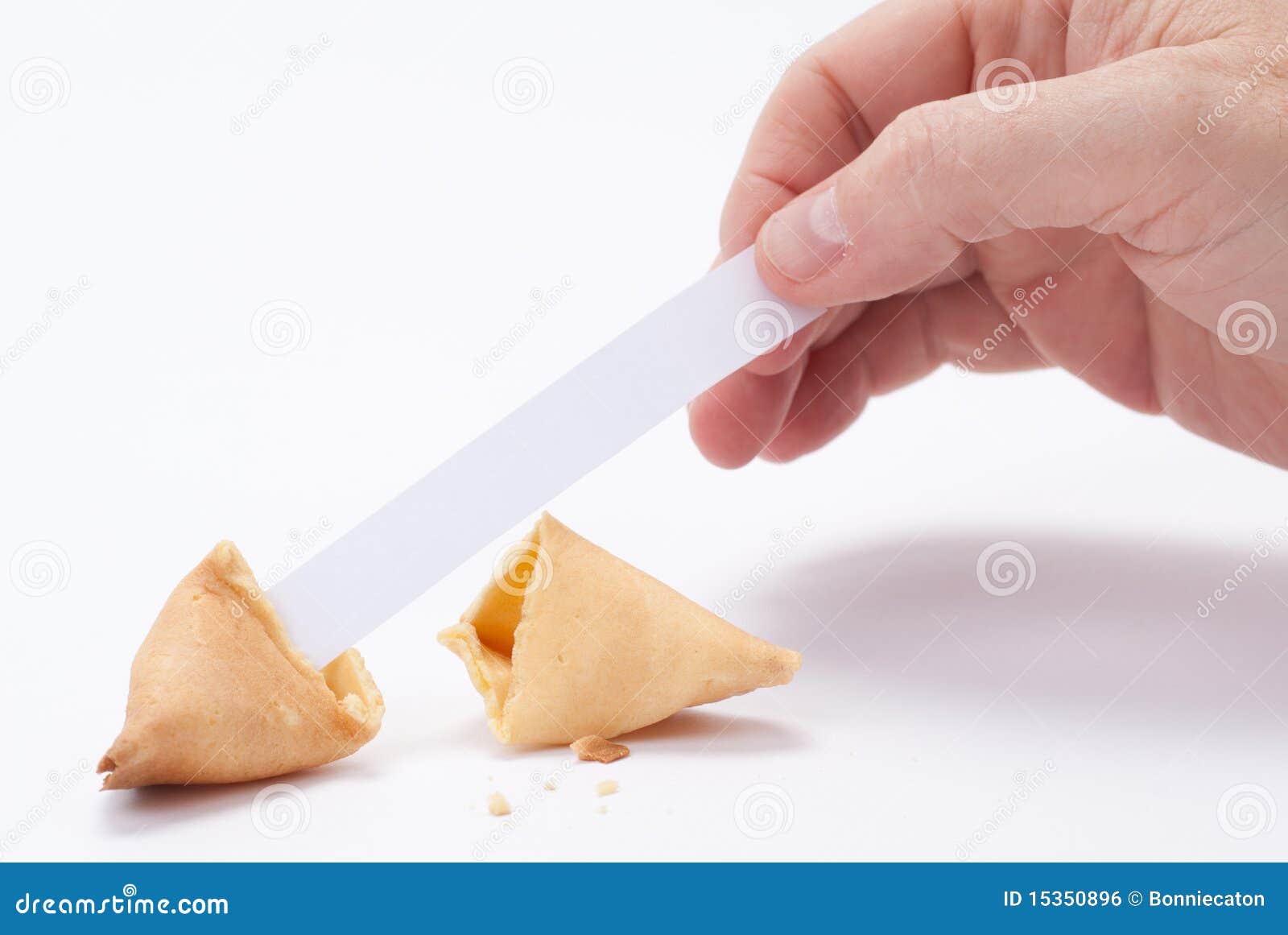 De Ontdekking Van Het Koekje Van Het Fortuin Stock Foto - Image of ...