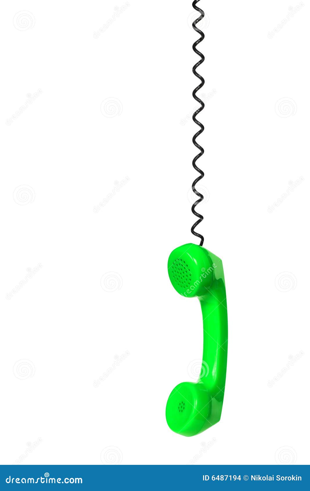 De Ontvanger En De Kabel Van De Telefoon Stock Foto - Image of retro ...