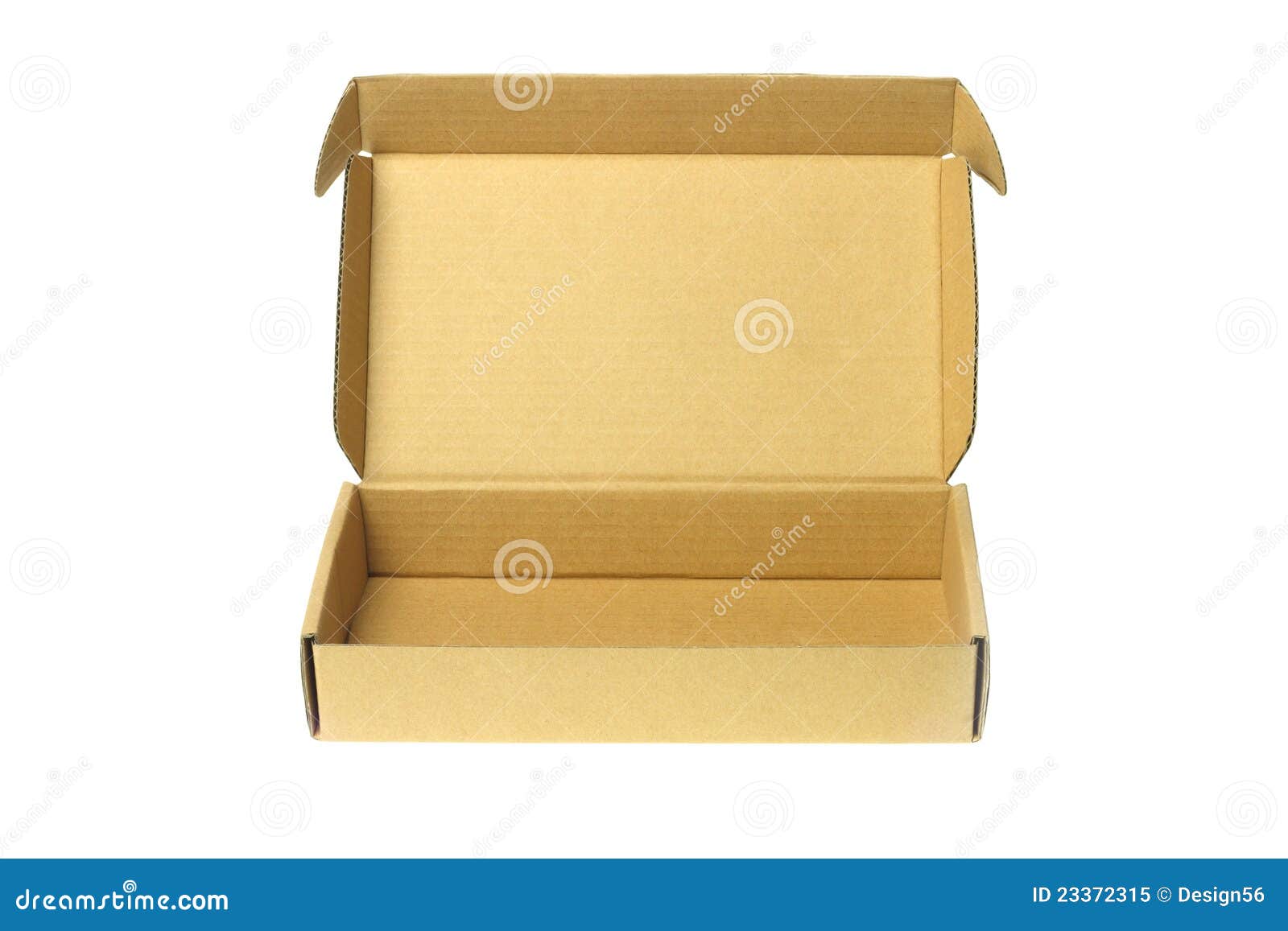 De Open Doos Van Het Karton Stock Afbeelding - Image of materiaal ...