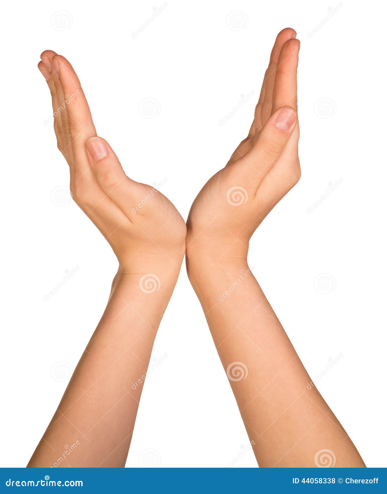 De Open Handen Van Een Jonge Vrouw Stock Foto - Image of vrouw, open ...