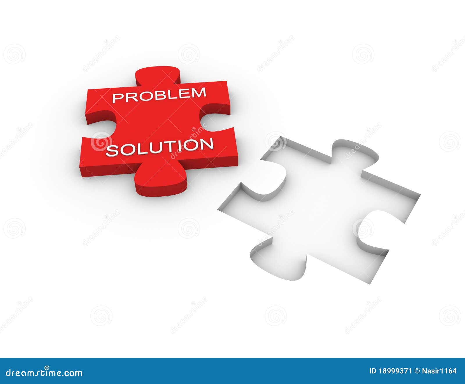 De Oplossing Van Het Probleem Stock Illustratie - Illustration of ...