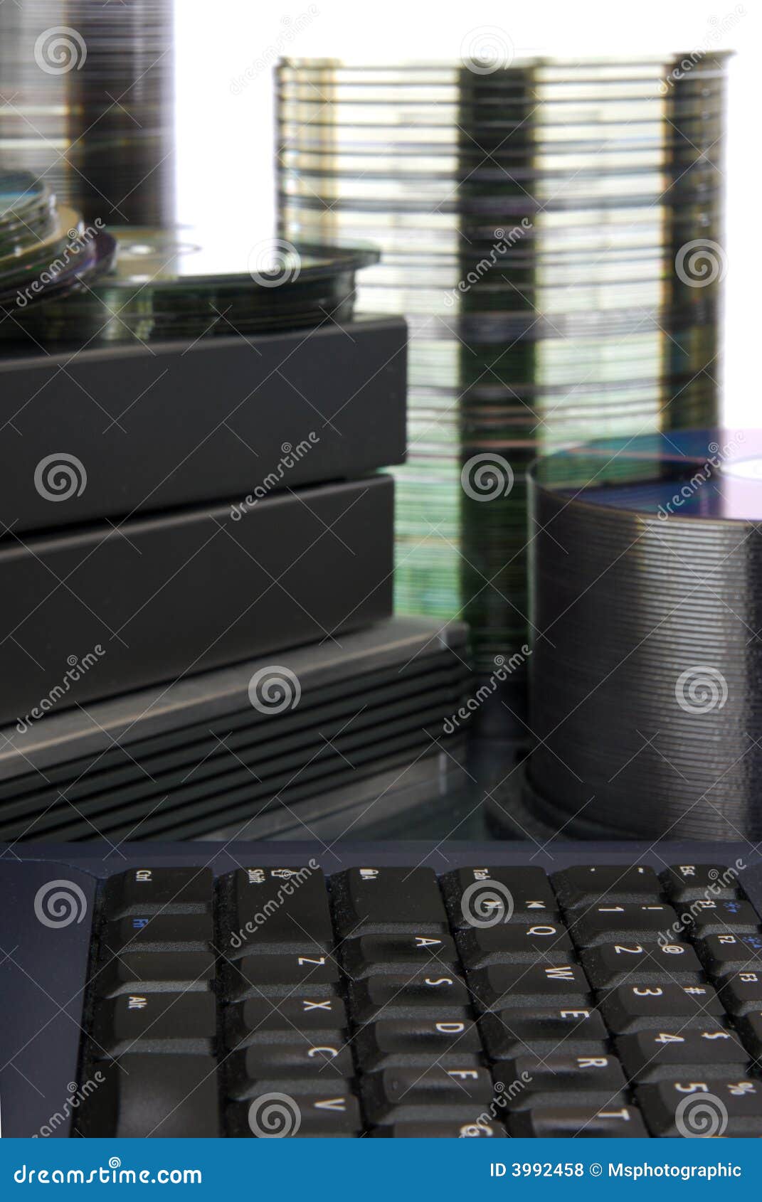 De Opslag van gegevens stock foto. Image of sleutels, compact - 3992458