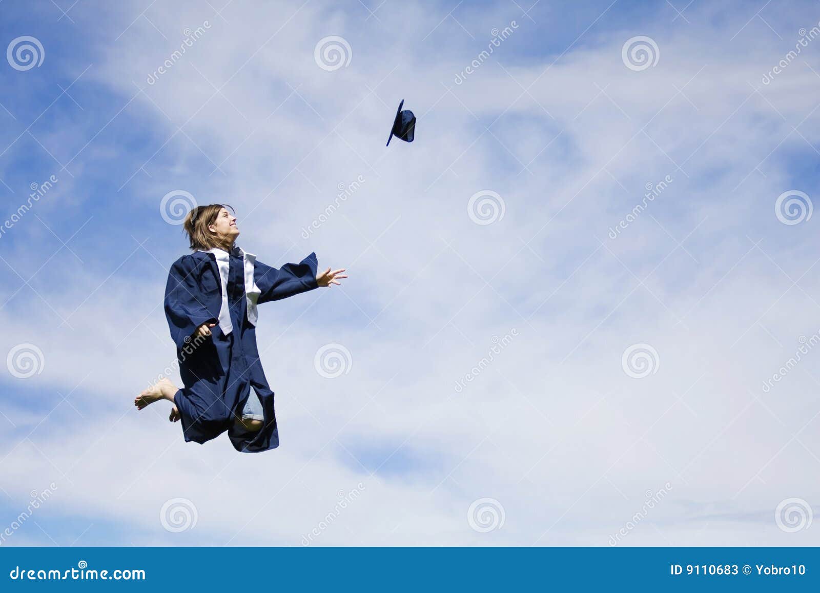 De Opwinding Van De Graduatie Stock Afbeelding - Image of exemplaar ...