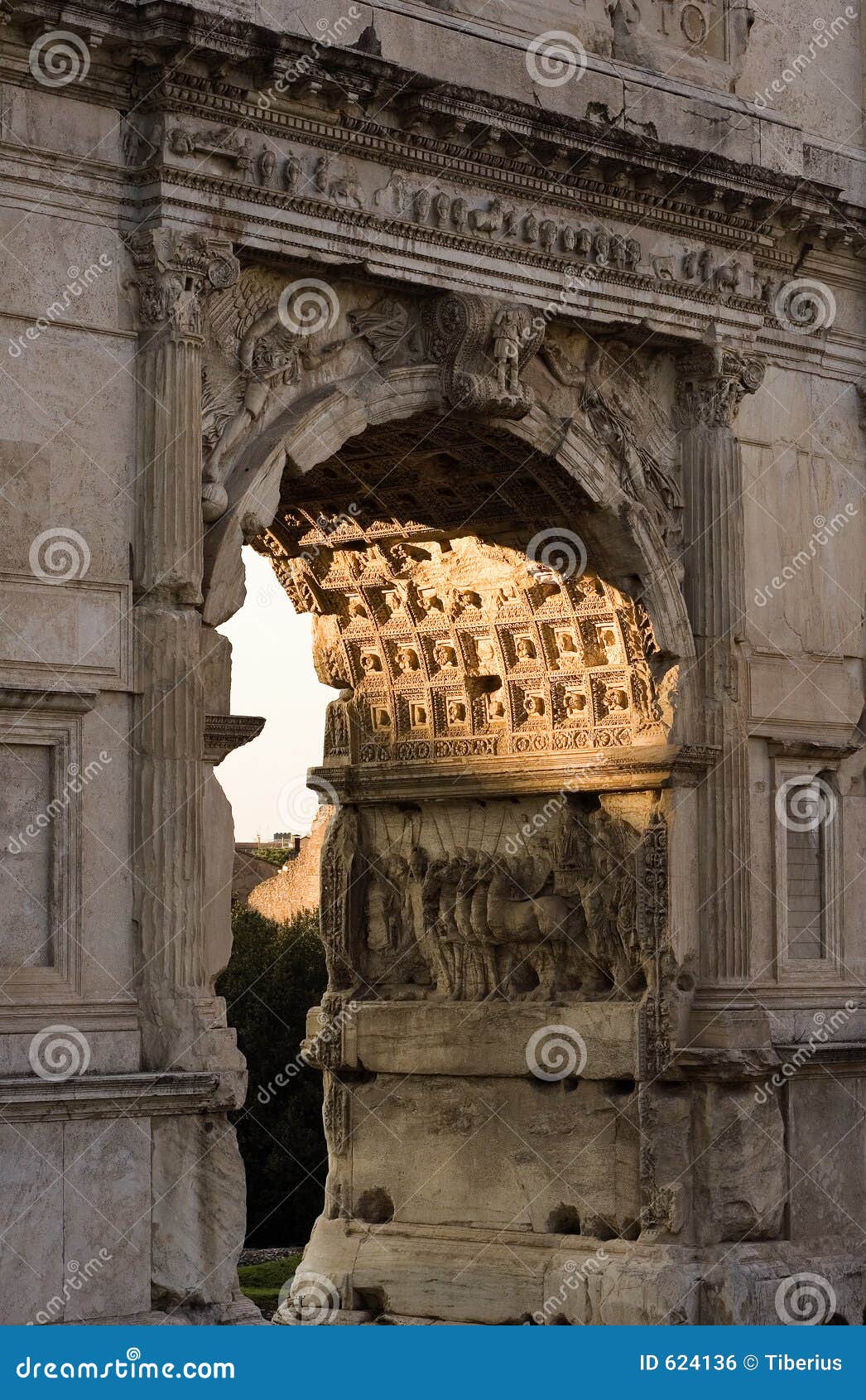 De Oude Architectuur Van Rome Stock Foto - Image of boog, kathedraal ...