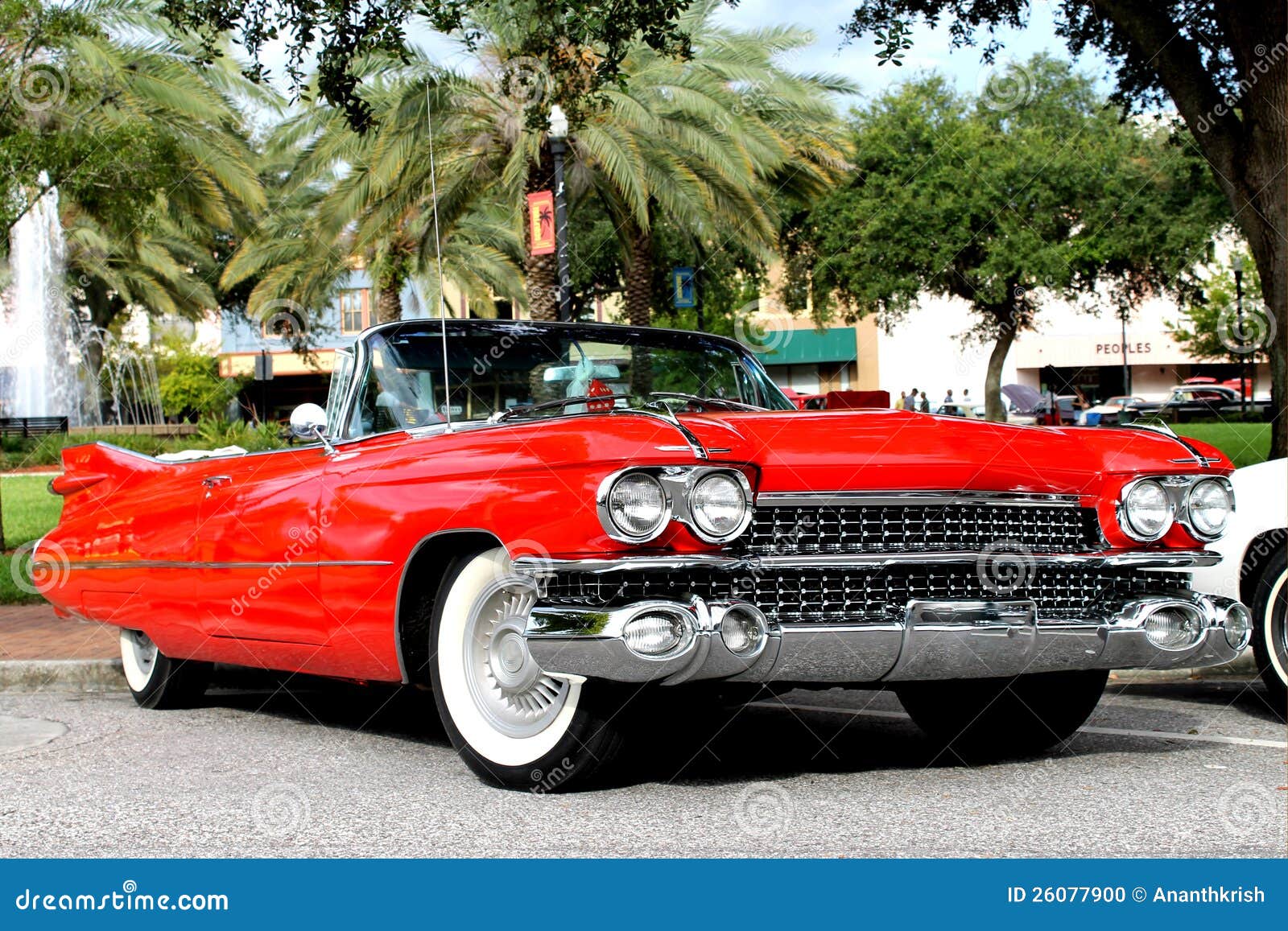 De Oude Auto Cadillac Stock Foto - Afbeelding: 26077900