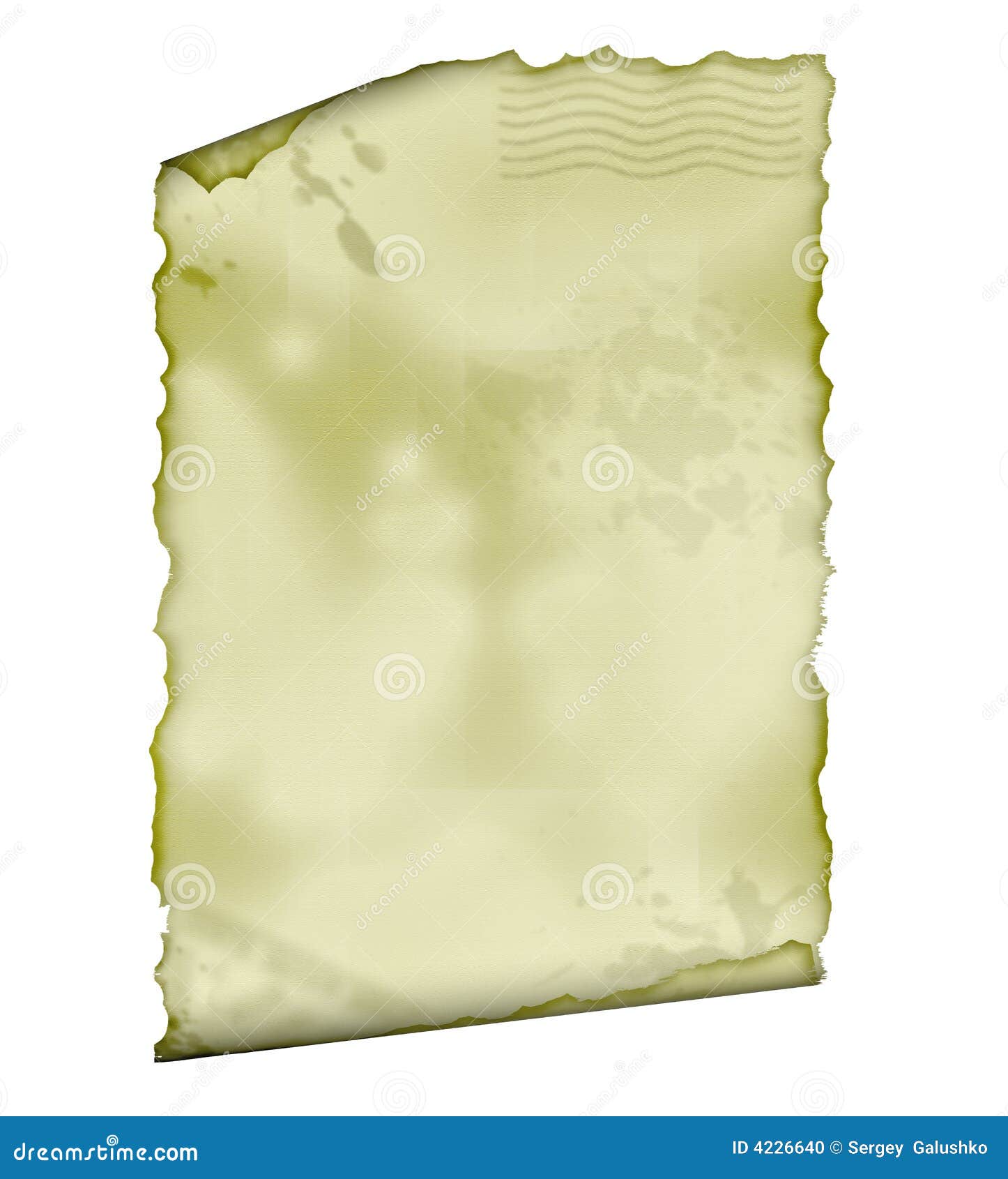 De oude brief stock illustratie. Illustration of rand - 4226640