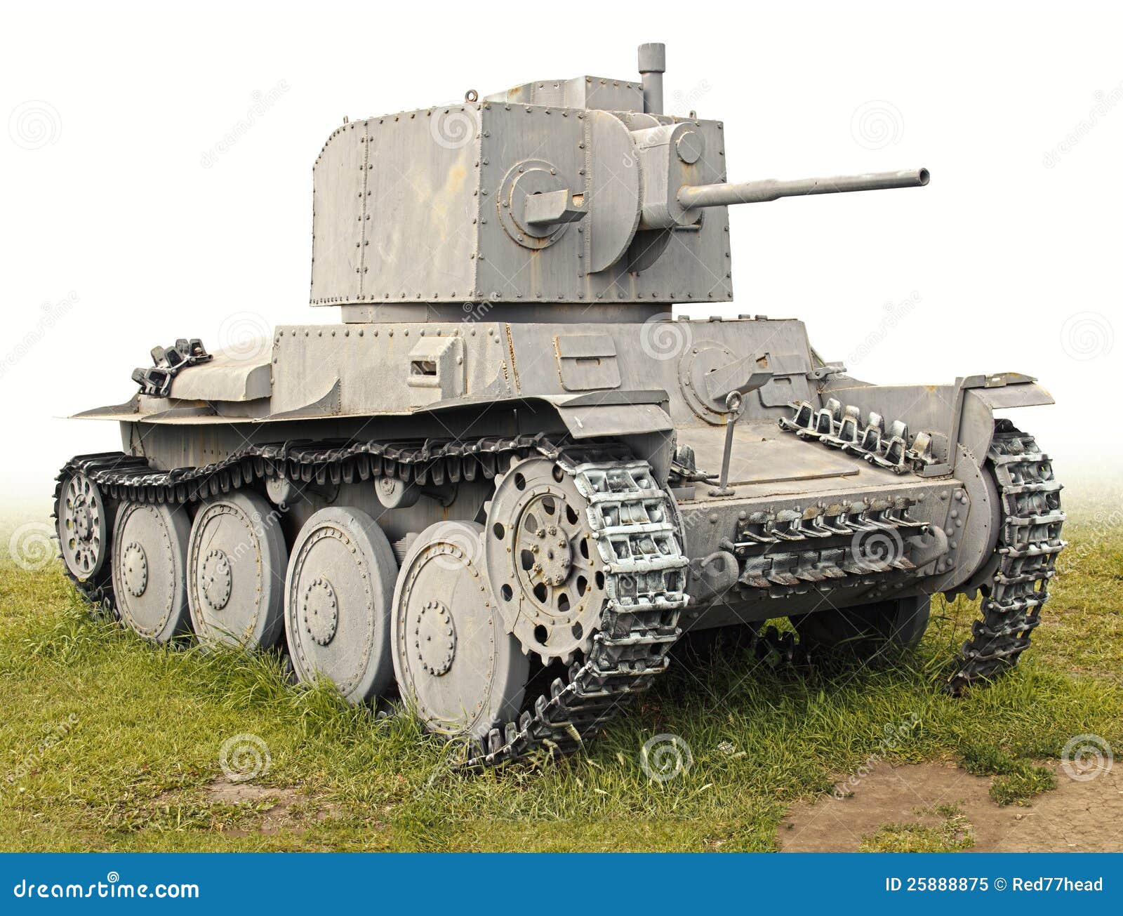 De Oude Duitse Tank PzKpfw 38 (t) Stock Afbeelding - Image of voertuig ...