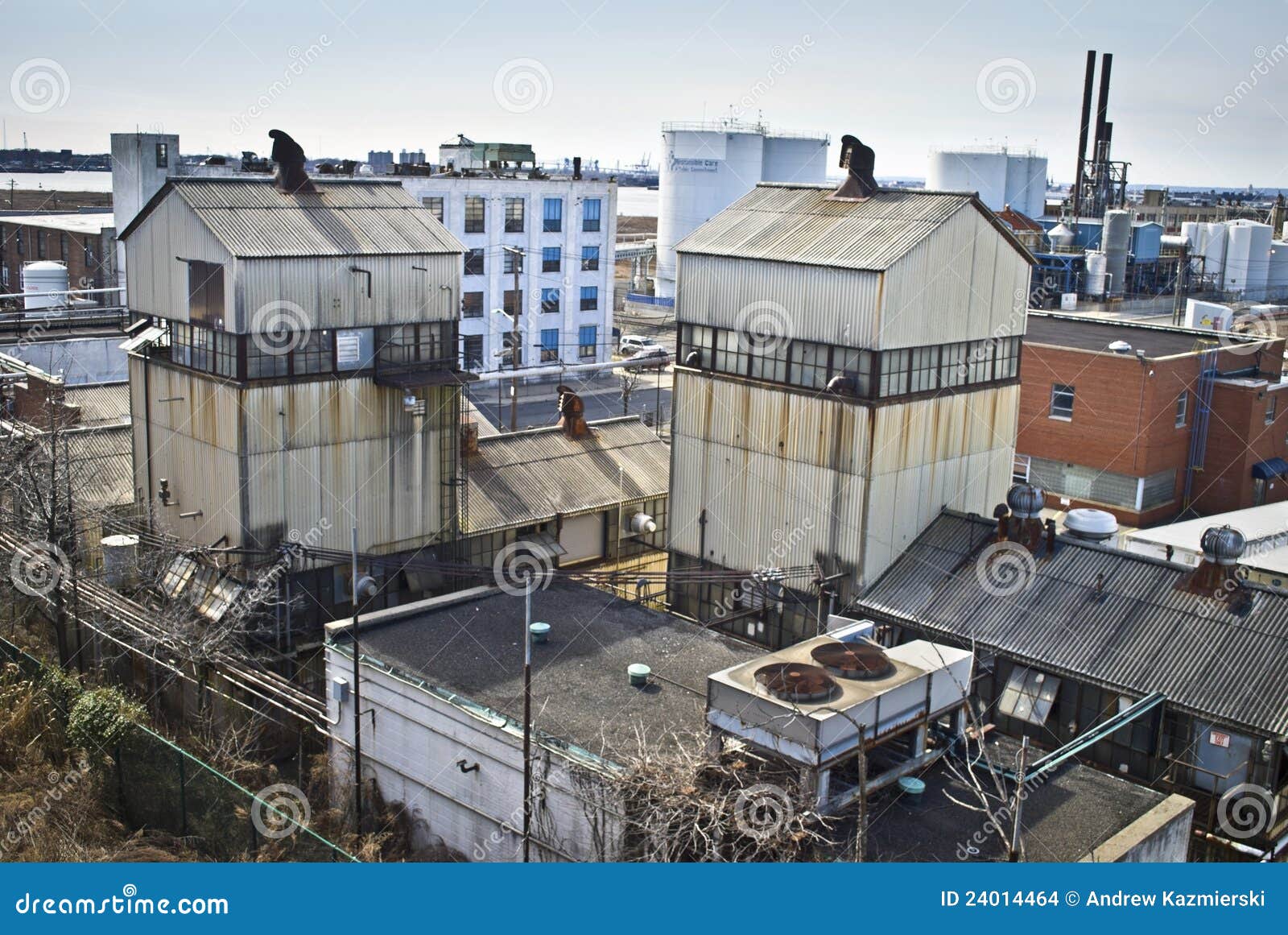 De Oude Fabrieken Van New Jersey Redactionele Stock Afbeelding - Image ...