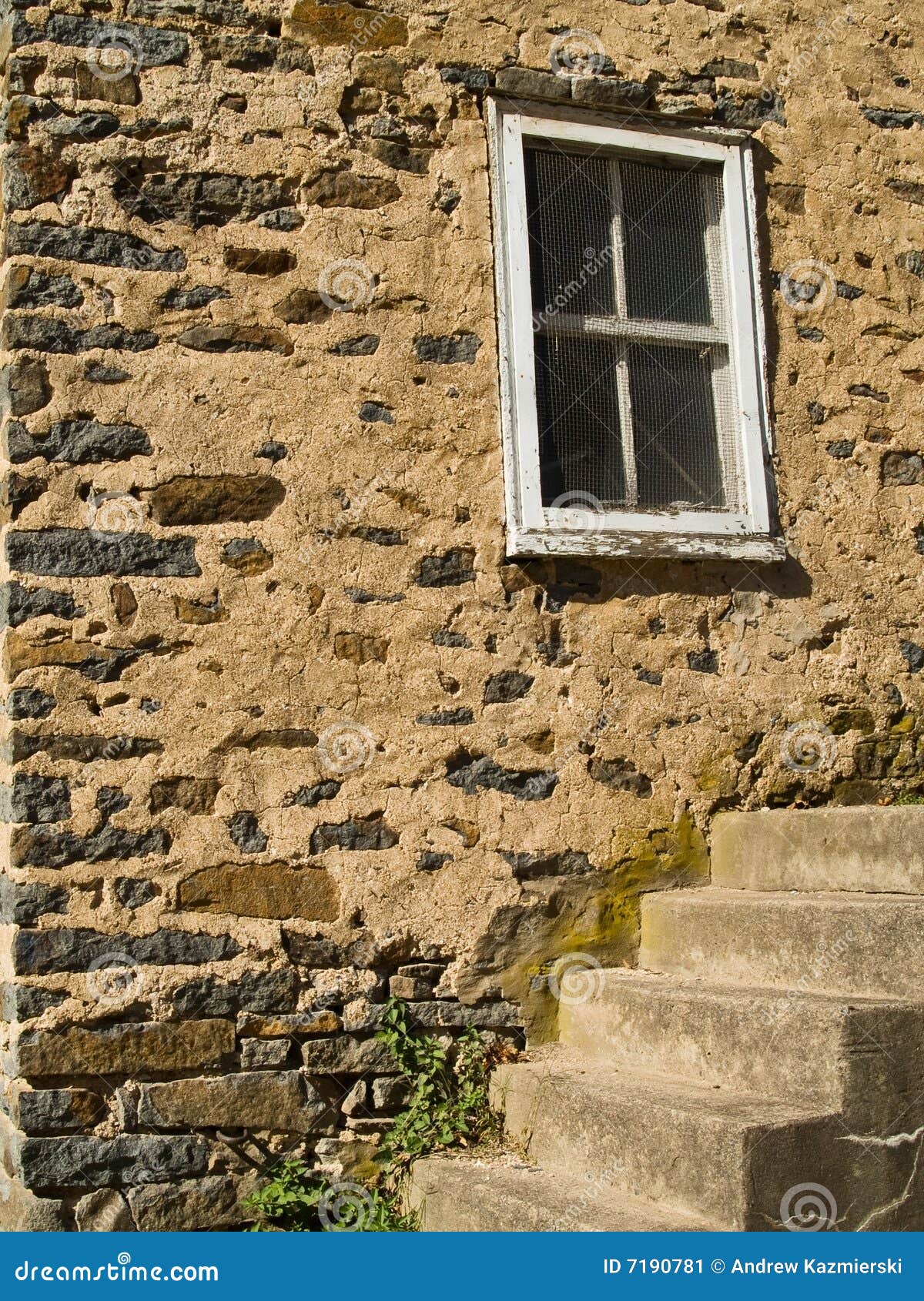 De oude Muur stock afbeelding. Image of muur, dakspanen - 7190781