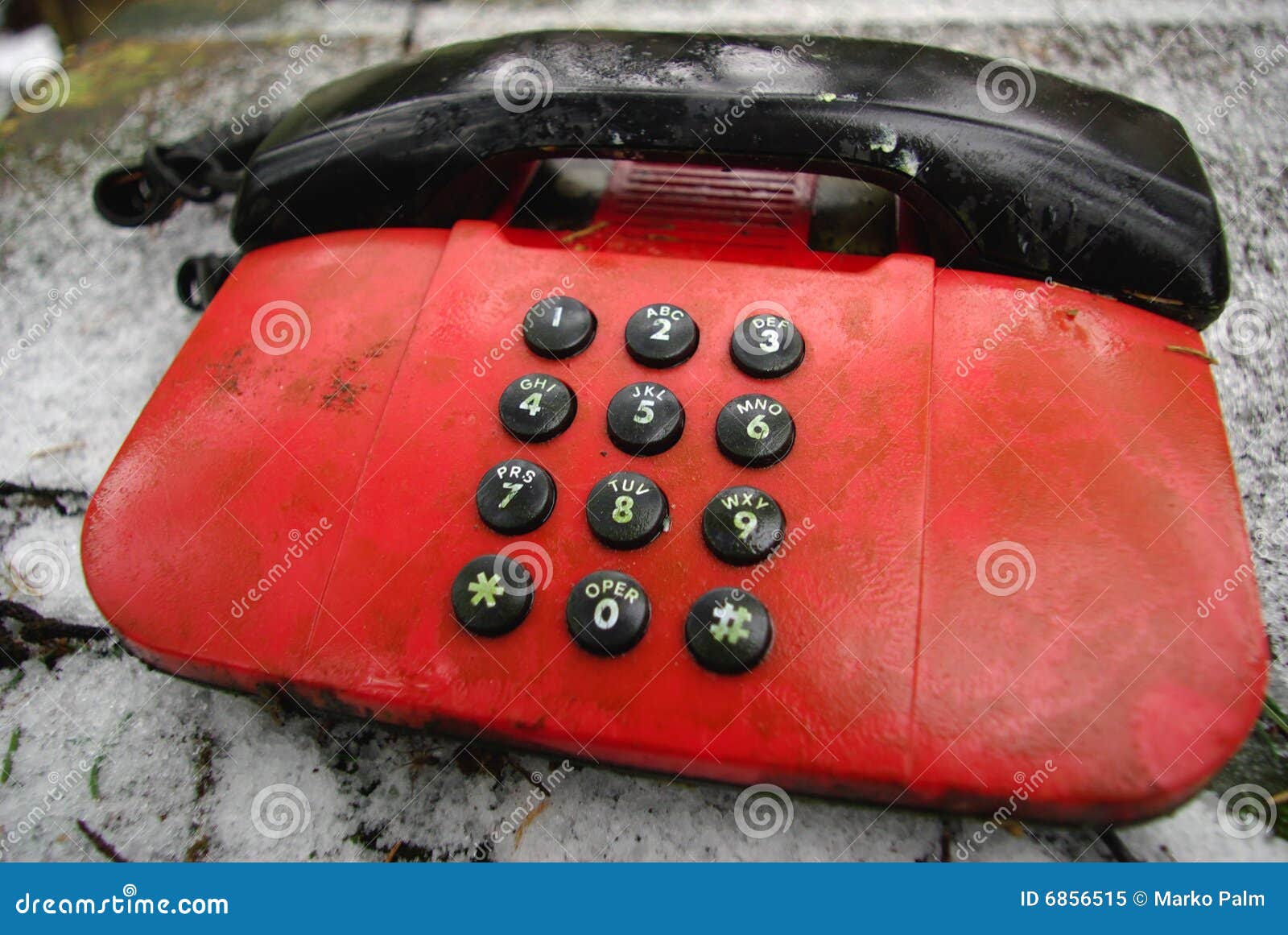 De Oude Rode Telefoon Van De Jaren '80 Stock Afbeelding - Image of ...