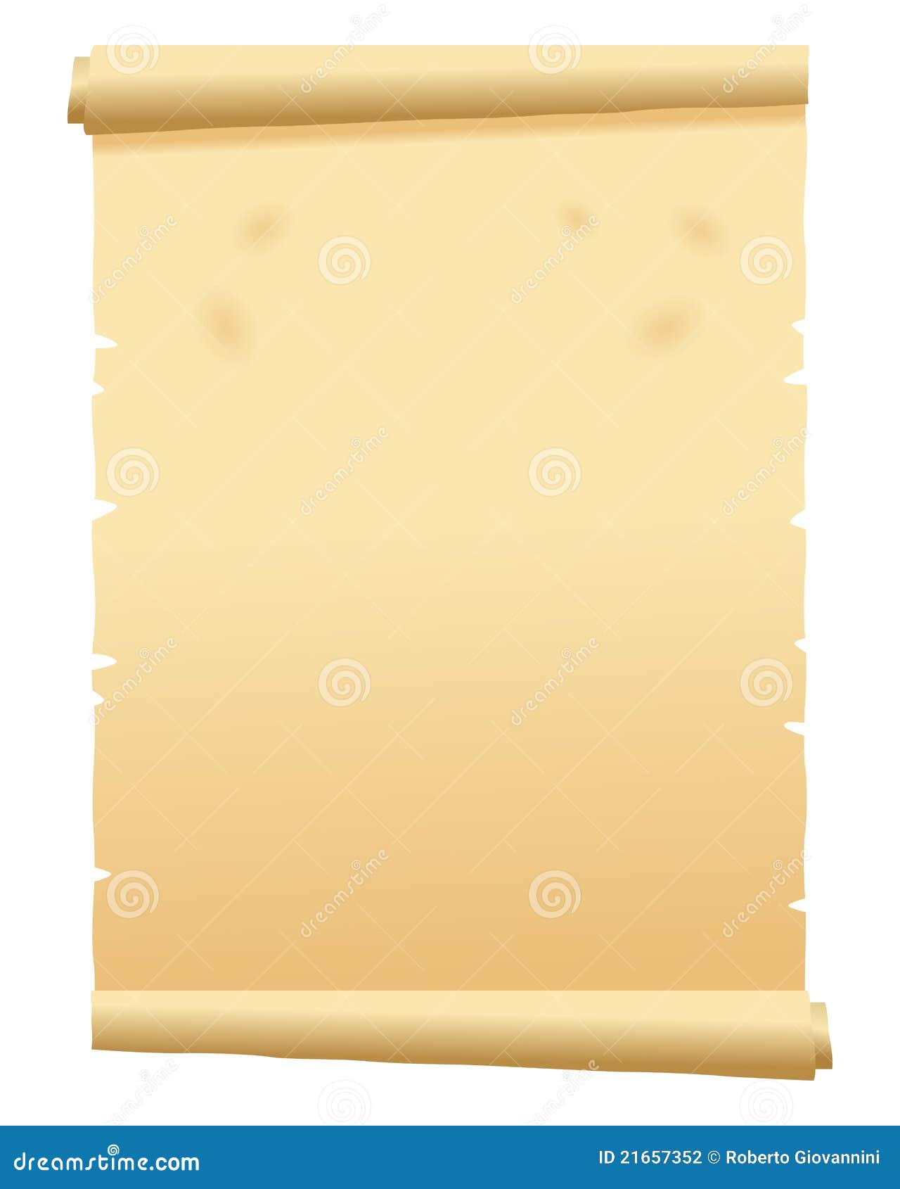 De Oude Rol Van Het Perkament Vector Illustratie - Illustration of ...