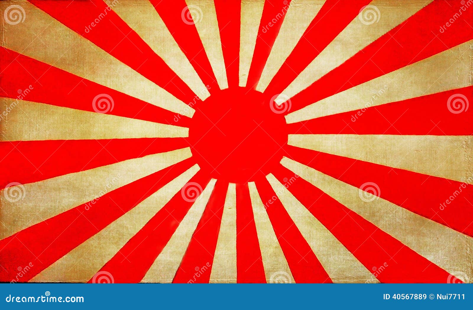 De oude vlag van Japan stock afbeelding. Image of reis - 40567889