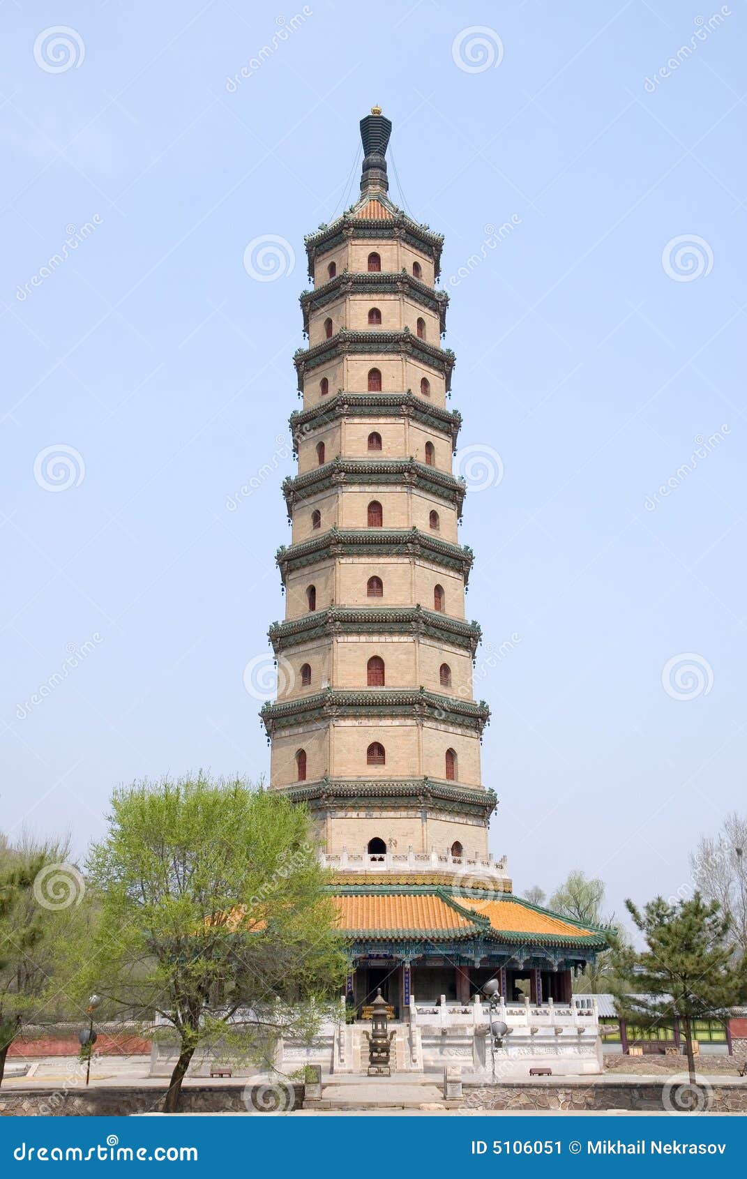 De Pagode Van Sarira Bij Chengde Bergtoevlucht Stock Afbeelding - Image ...