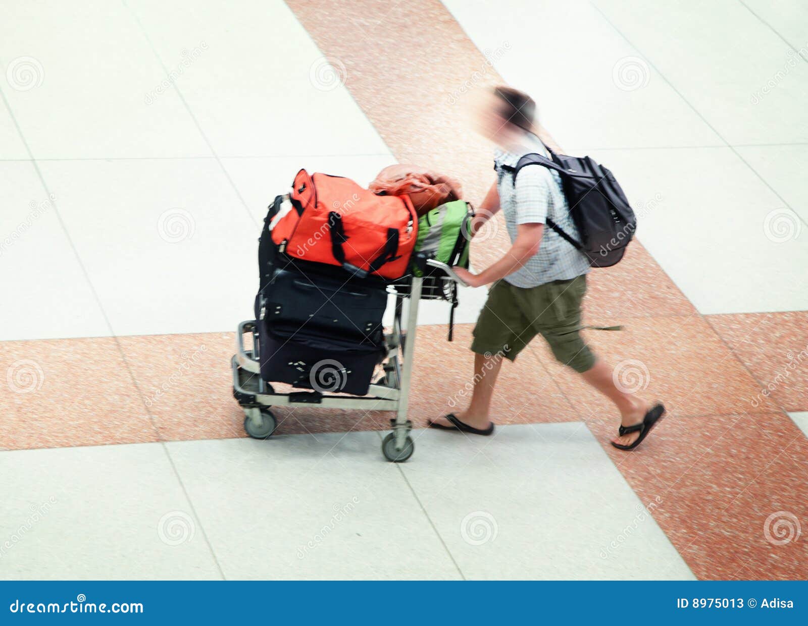 De Passagier Van De Luchthaven Stock Afbeelding - Image of vliegtuig ...