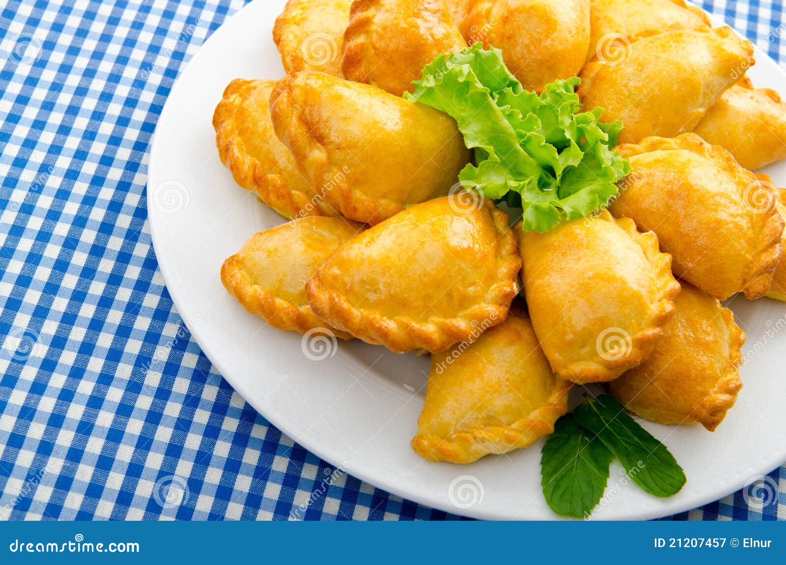 De Pasteitjes Van Het Vlees Stock Afbeelding - Image of gebakken ...